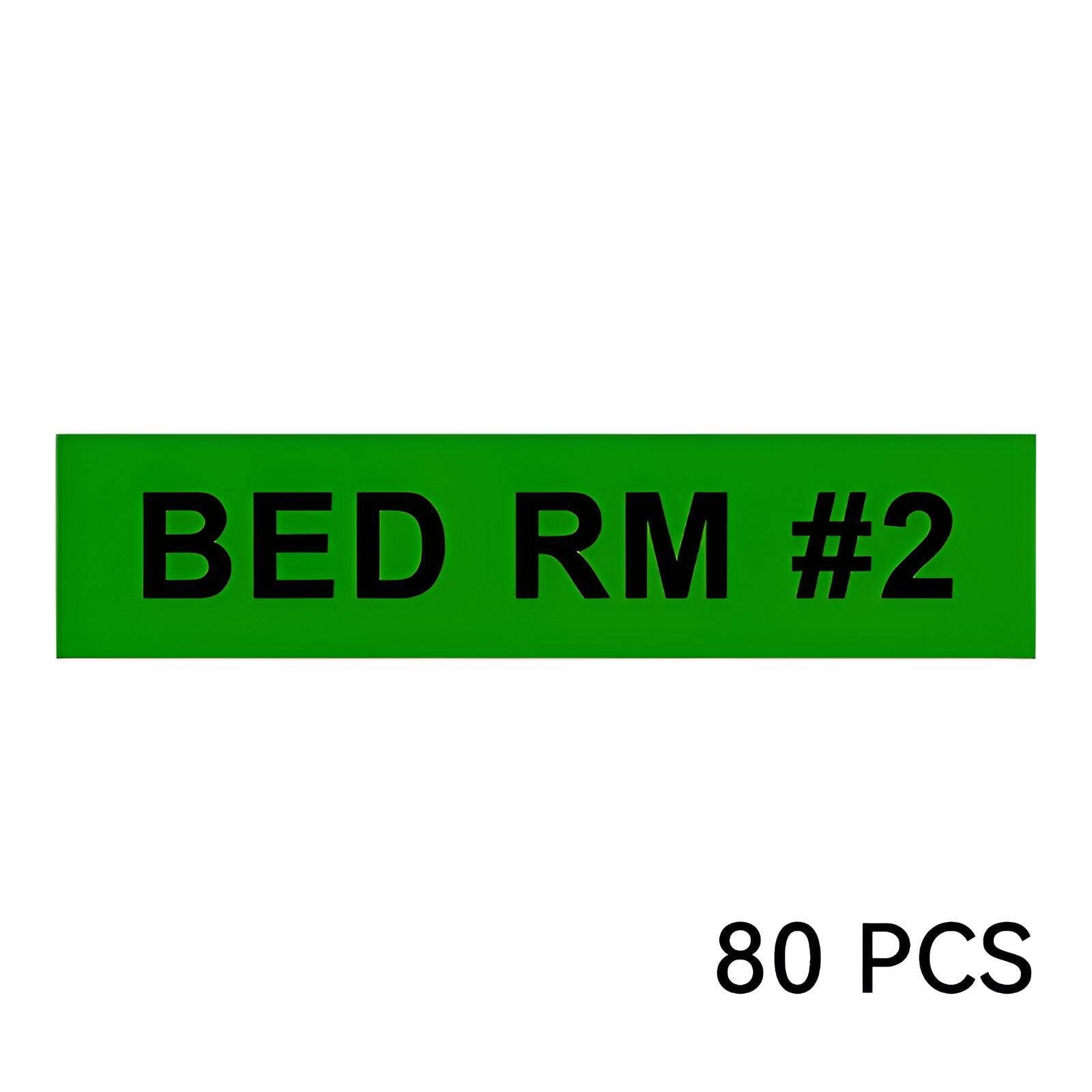 CCOCC 80Pcs Name Tags,Bright Labels Sticker Labels,increased Clarity ...