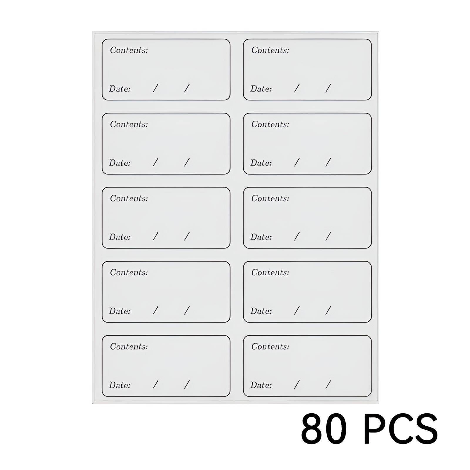 CCOCC 80Pcs Name Tags,Removable Labels Sticker Labels,Easy Peeling Name ...