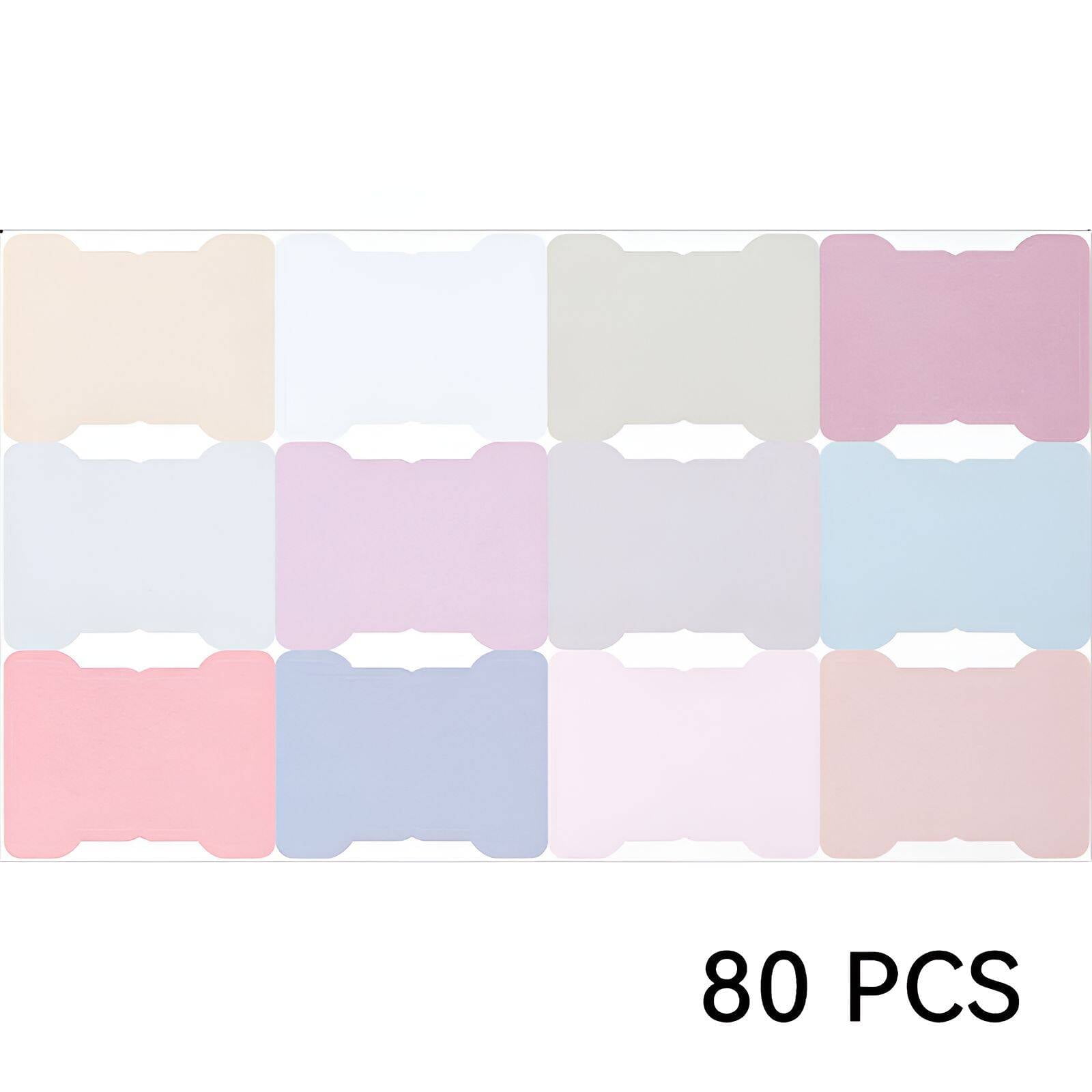 CCOCC 80Pcs Name Tags,Strong Adhesion Sticker Labels,Secure Stick Name ...