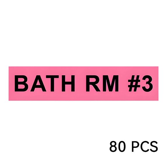 CCOCC 80Pcs Name Tags,Strong Adhesive Sticker Labels,Secure Attachment ...