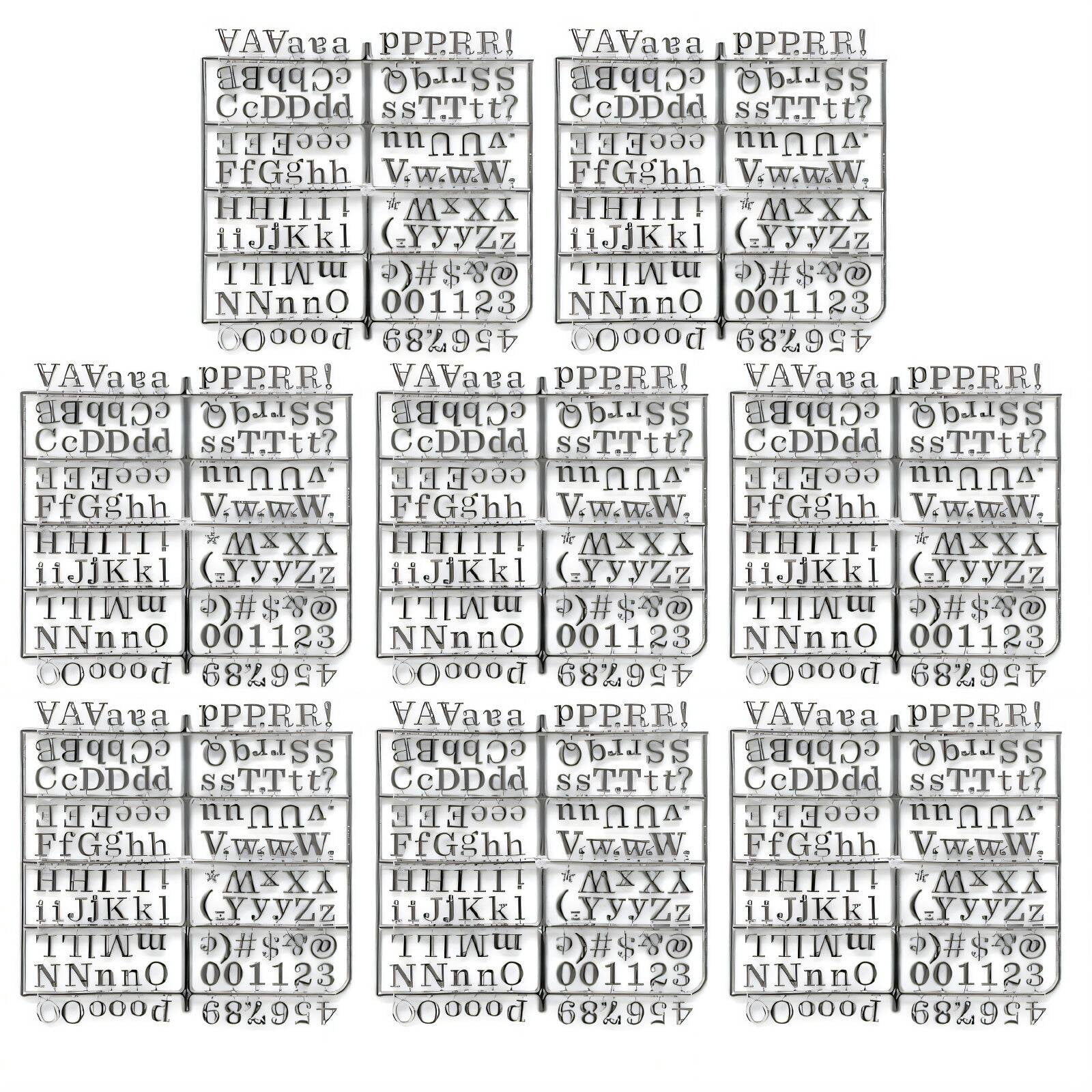 CCOCC 8Pcs Cork Board,Fun Setup Letter Board,Personalized Board Wall ...