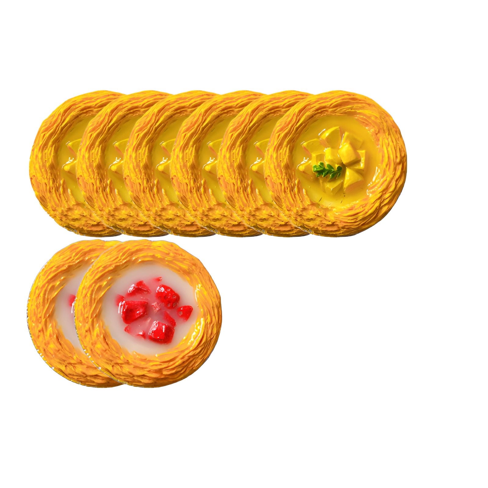 CCOCC 8Pcs Fridge Magnets,Egg Tart Strong Magnets,Refrigerator Magnets ...
