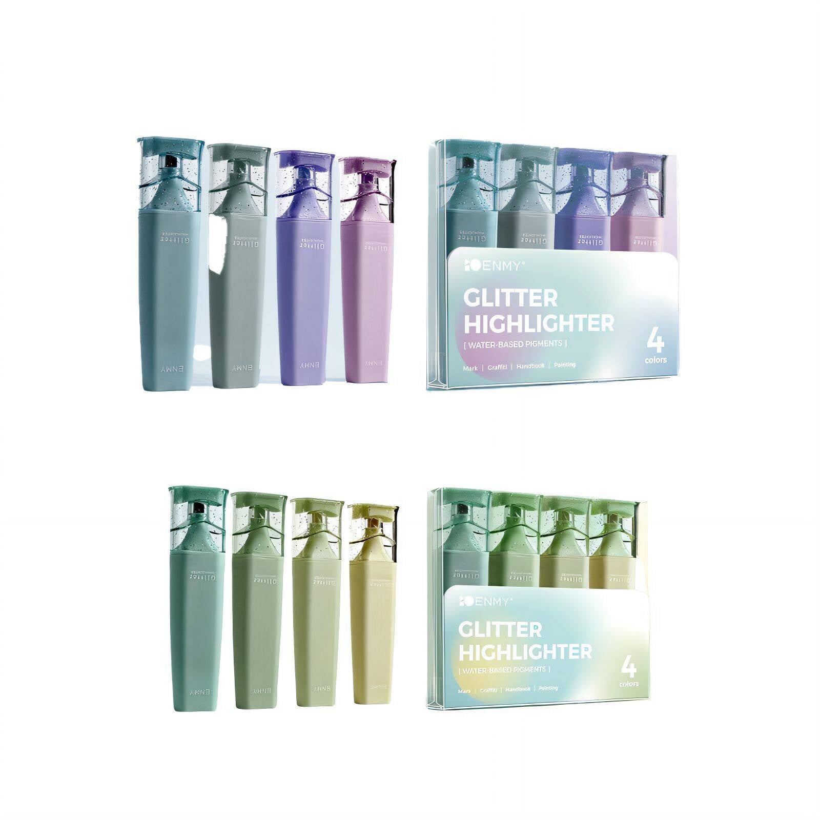 CCOCC 8Pcs Highlighters,Chisel Bible Highlighters No Bleed,Quick Drying ...