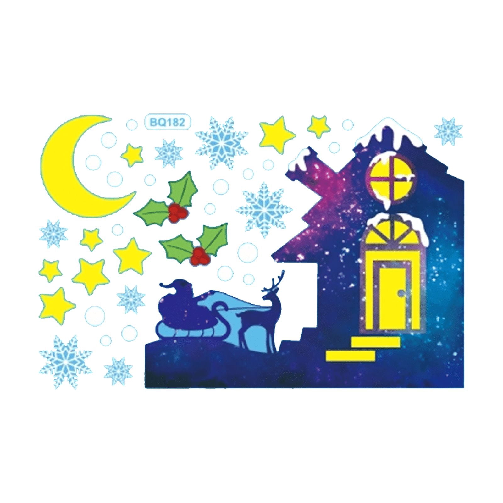 CCOCC 8Pcs Wall Decals Delicate Window Stickers Child Friendly Window ...