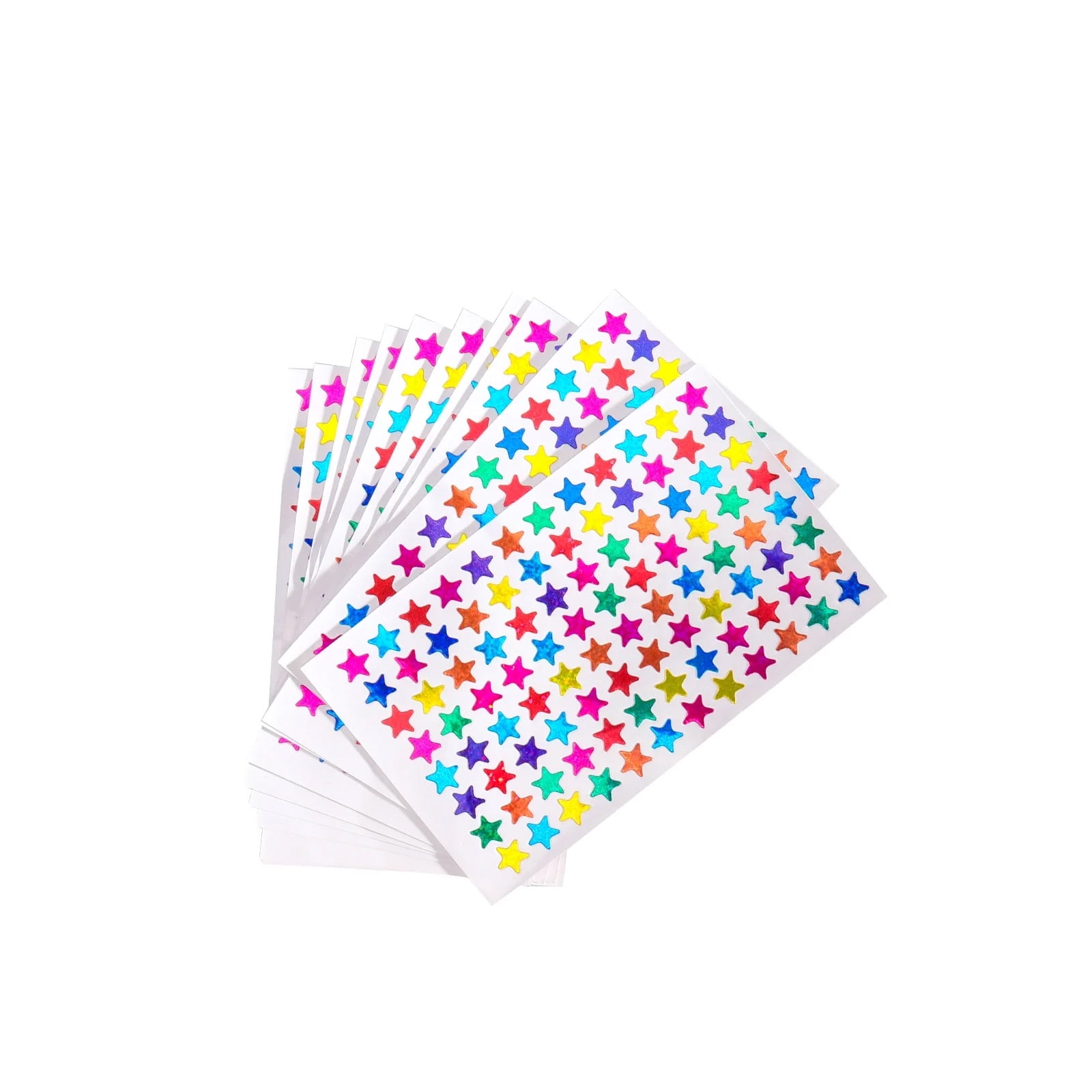 CCOCC 960pcs 1cm Star Stickers,Colorful Adhesive Reward Stickers for ...