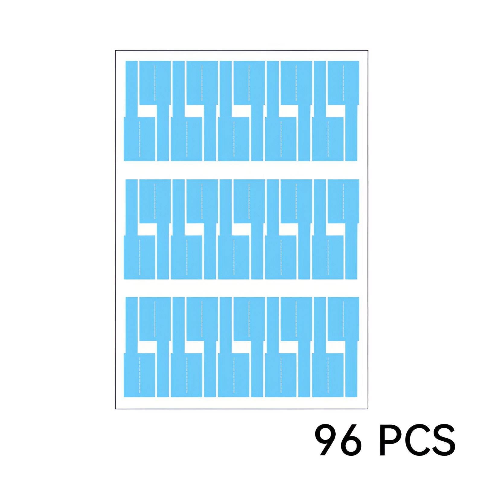 CCOCC 96Pcs Name Tags,Color Tags Sticker Labels,Easy Identification ...