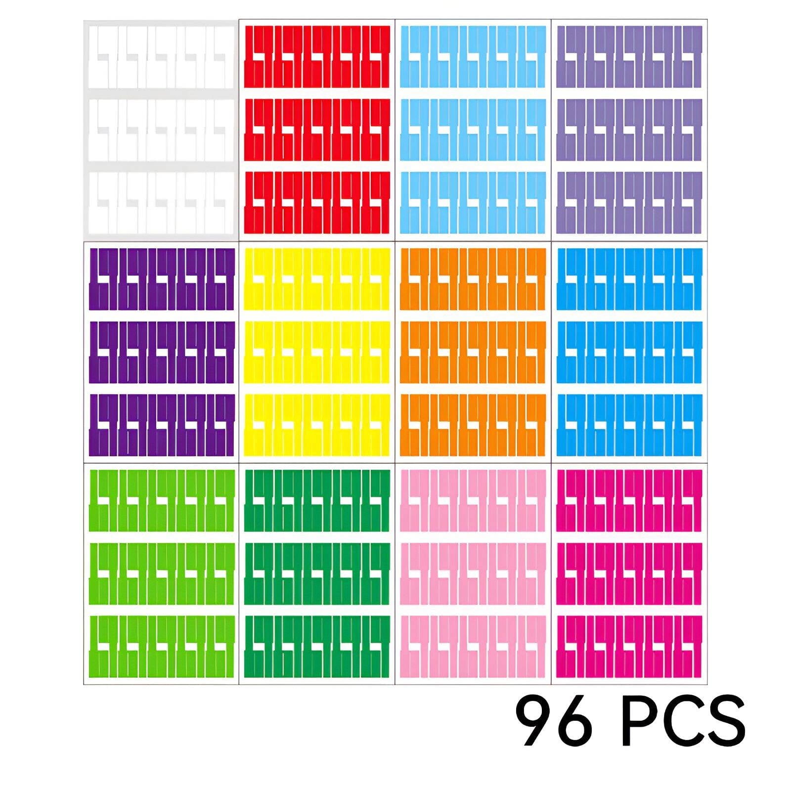 CCOCC 96Pcs Name Tags,Water-Resistant Labels Sticker Labels,Long ...