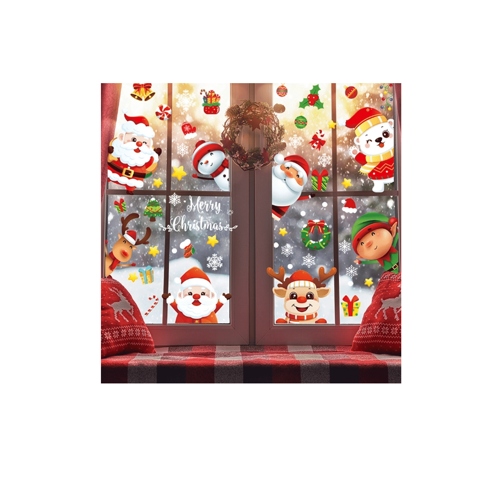 CCOCC 9Pcs Wall Decals Peel and Stick Simple Cute Room Decor Water ...