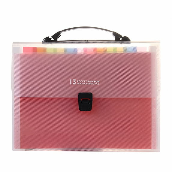 CCOCC Accordion File Folder Portable Document Organizer Keeper Paper ...