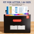 CCOCC Accordion File Organizer, 25 Pockets Expanding File Folder ...