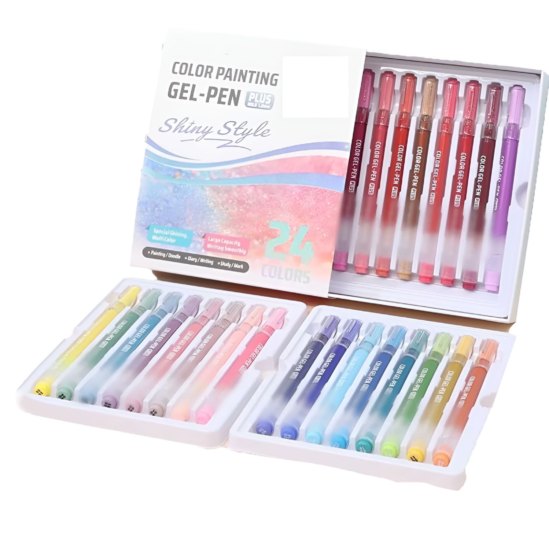 CCOCC Acrylic Painting Gel Pens,Multi Colored 3D Acrylic Gel Pen ...