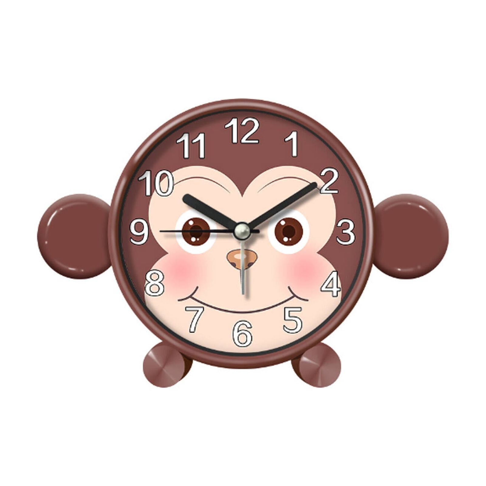 CCOCC Alarm Clock, Calm Desk Clock with Colorful Numbers, Simple Alarm ...