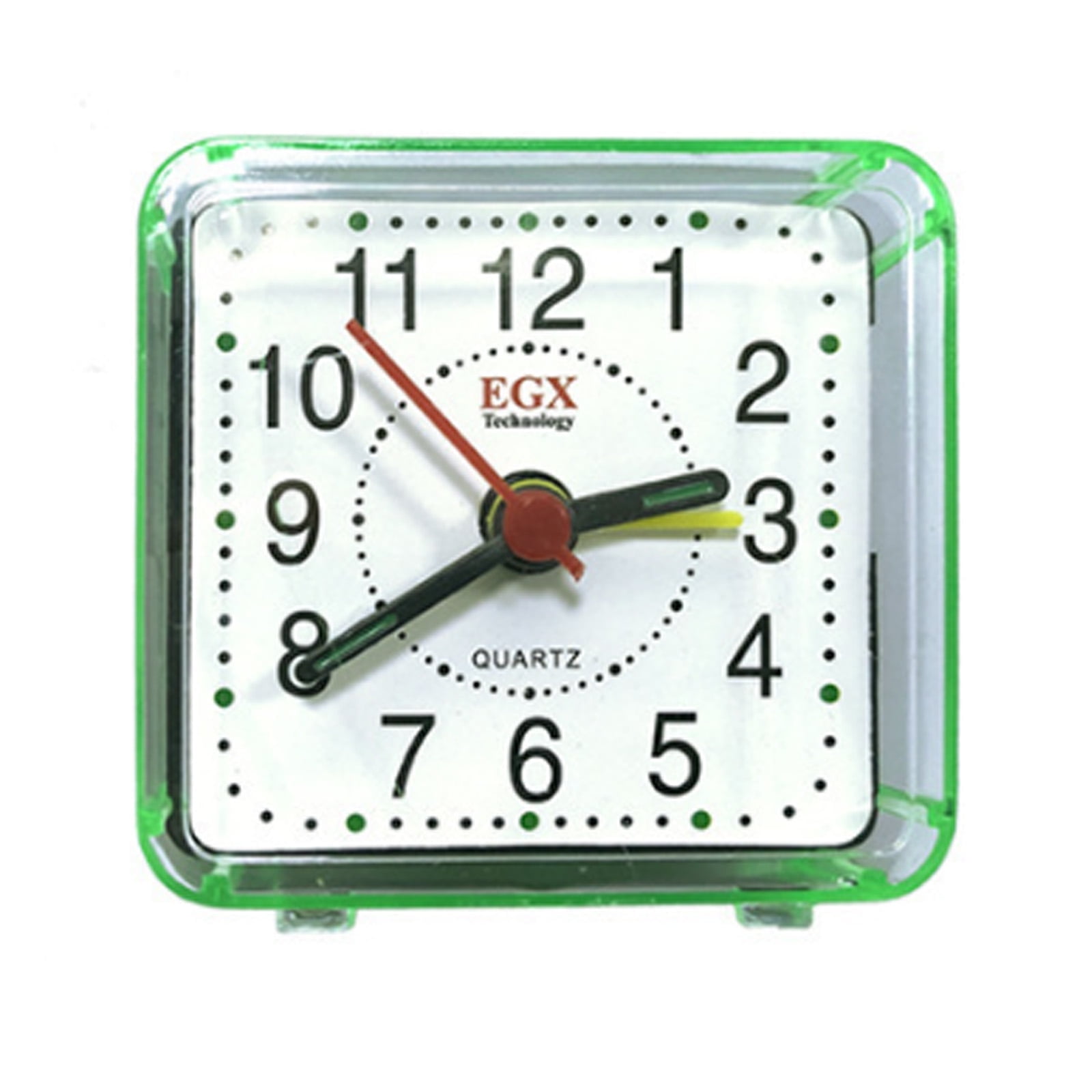 CCOCC Alarm Clock,Colorful ABS Desk Clock with Silent Second Hand,User ...