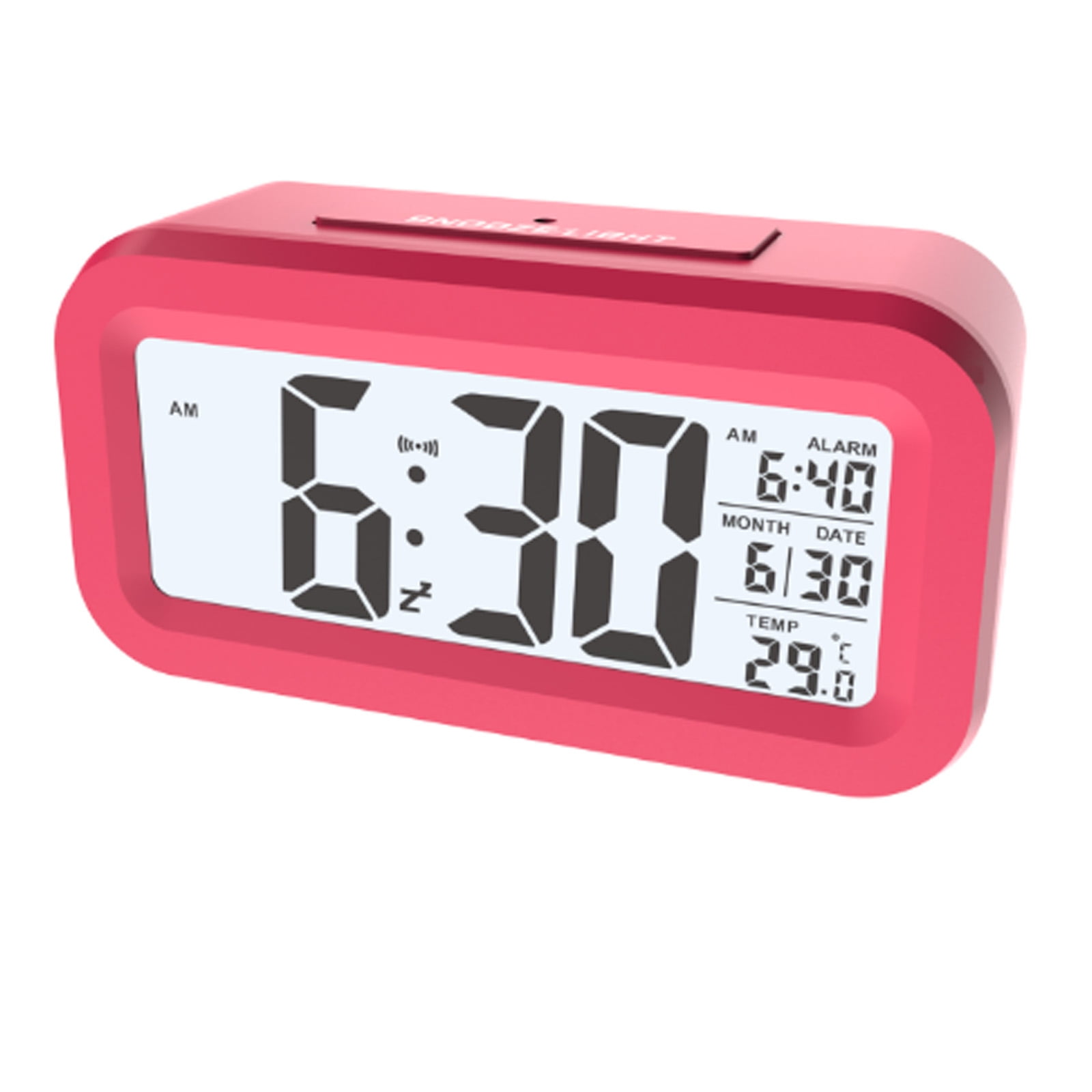 CCOCC Alarm Clock,Compact Desk Clock,Quiet Bedroom Alarm Clock with ...
