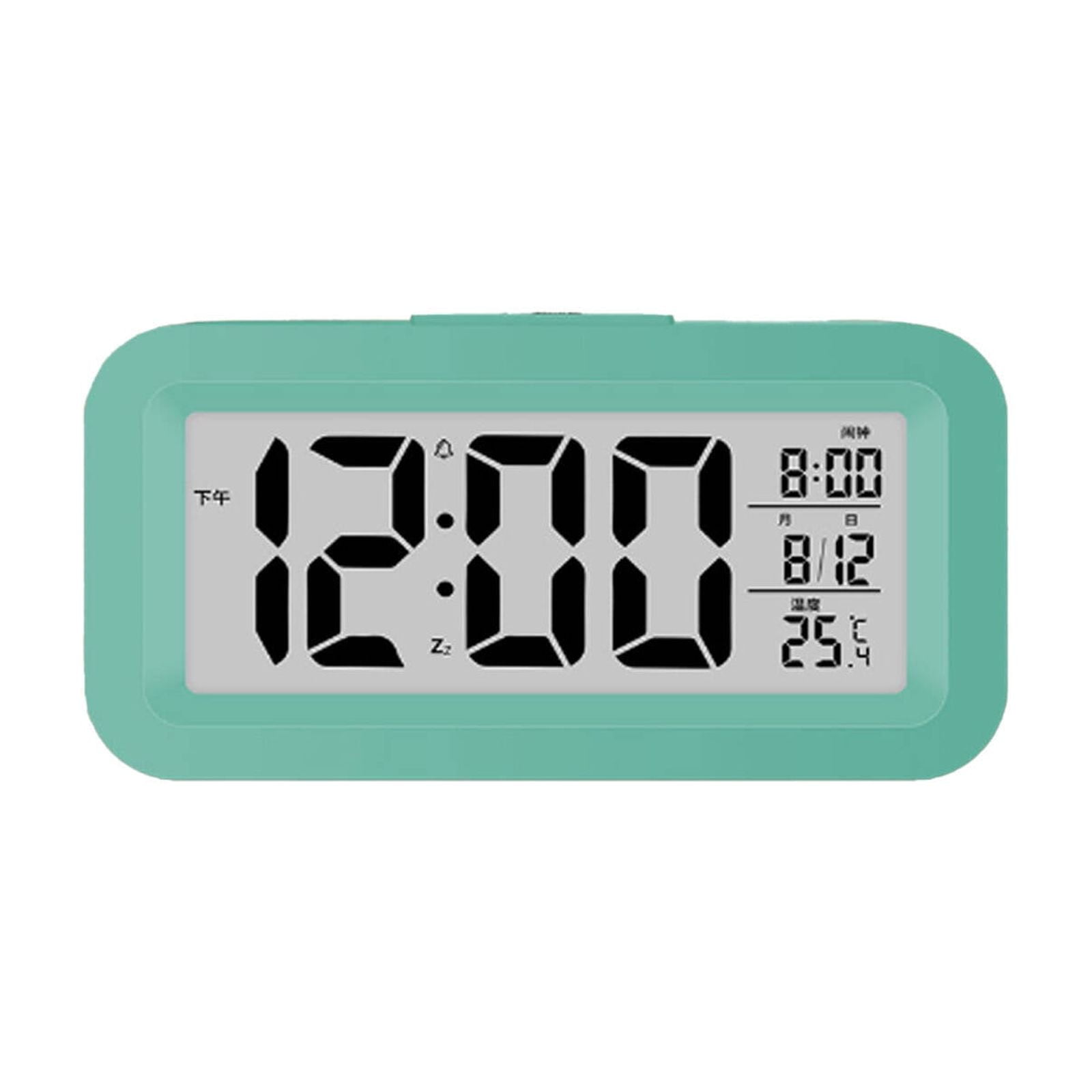 CCOCC Alarm Clock,Compact Digital Clock,LED Backlit Bedside Clock ...