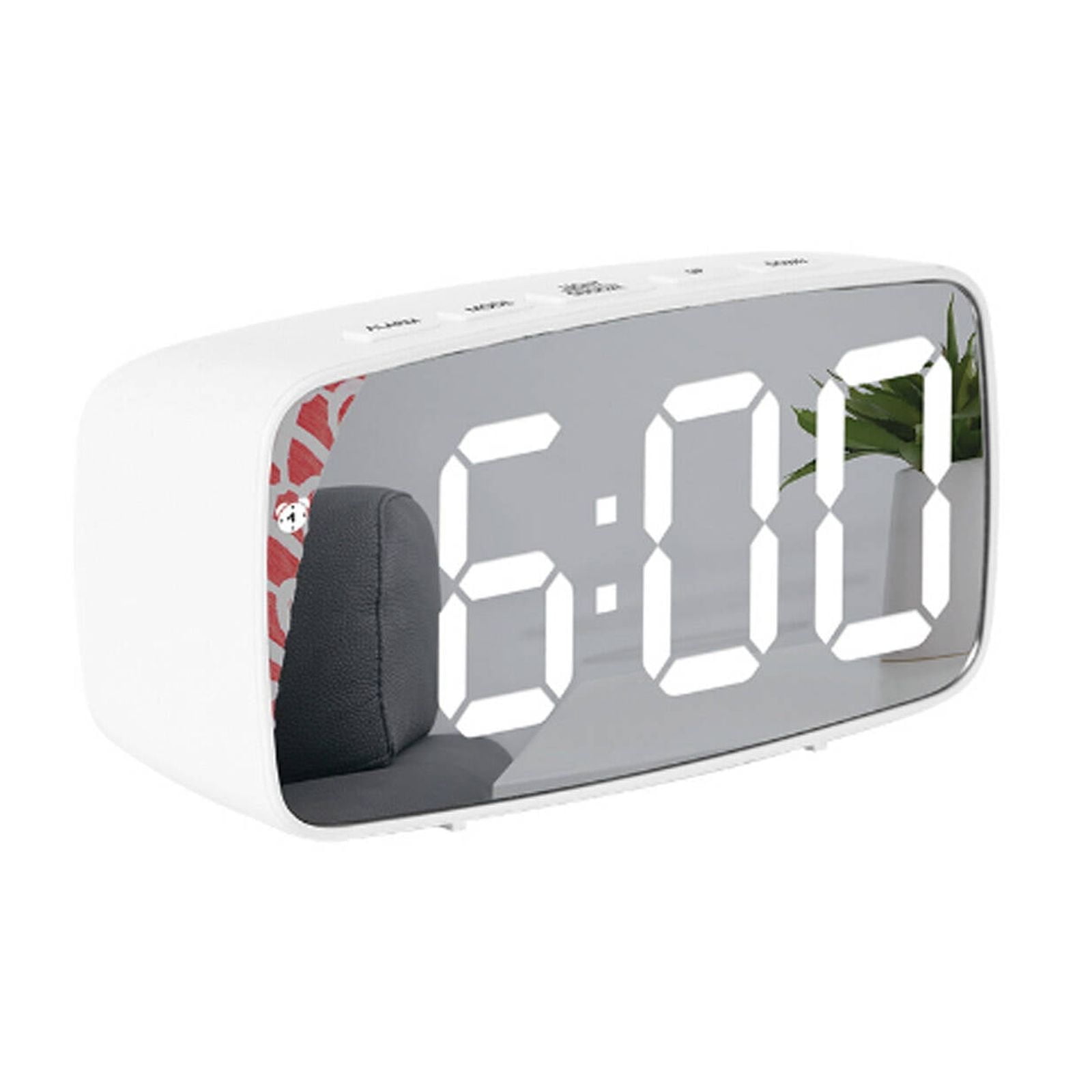 CCOCC Alarm Clock,Efficient LED Digital Clock for Bedrooms,Minimalist Stylish Bedside Clock with ...