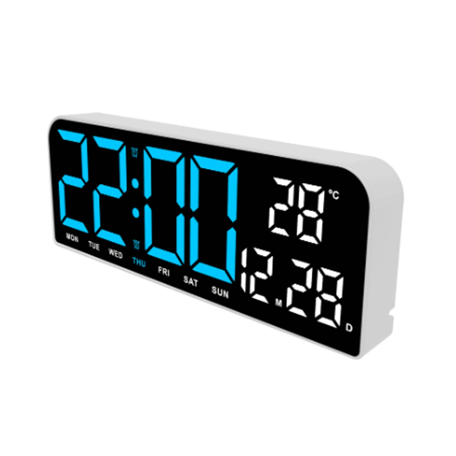 CCOCC Alarm Clock,Interactive Digital Clock,Compact Wall Clock with ...
