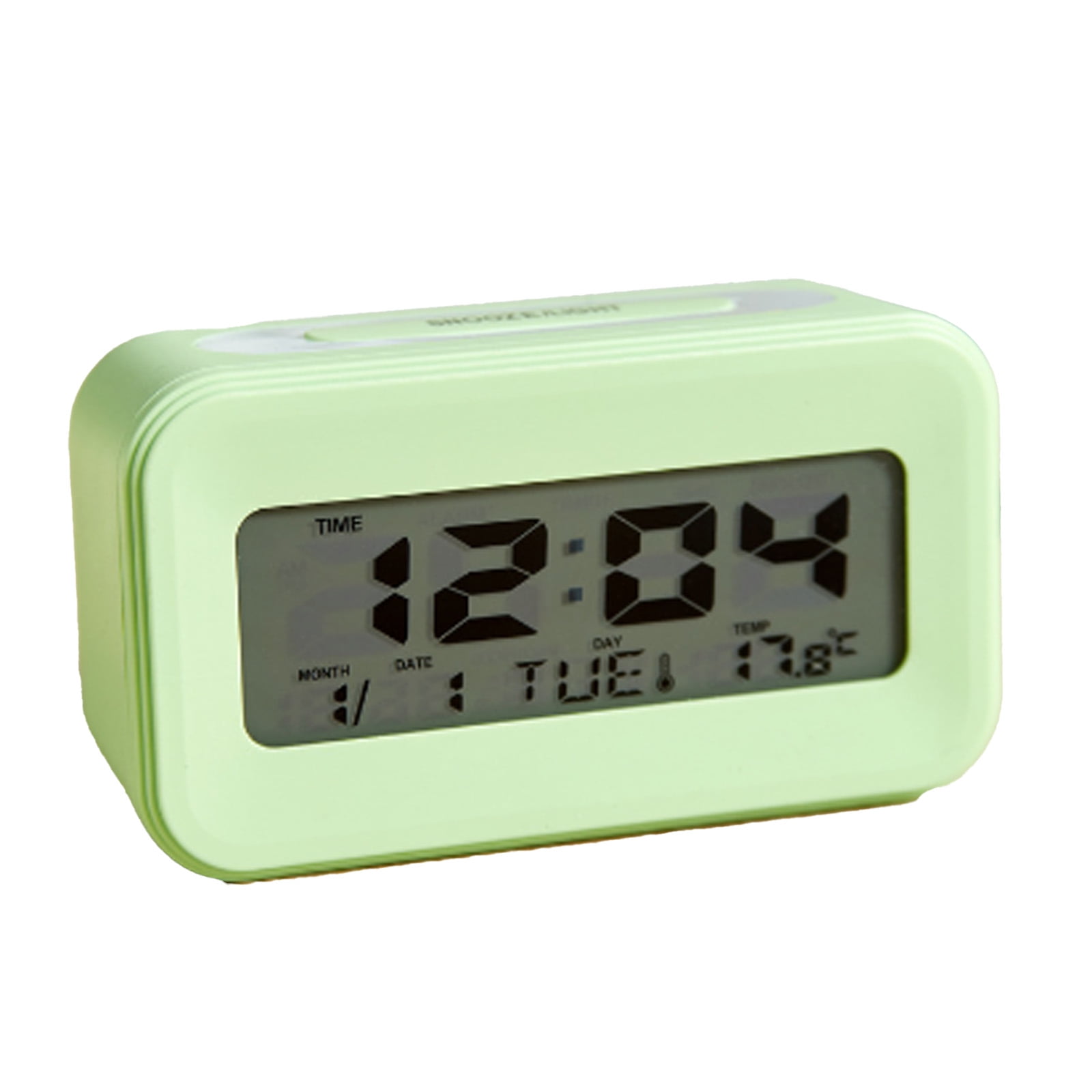 CCOCC Alarm Clock,Large LCD Digital Clock,Adjustable Bedside Clock with Night Light Function ...