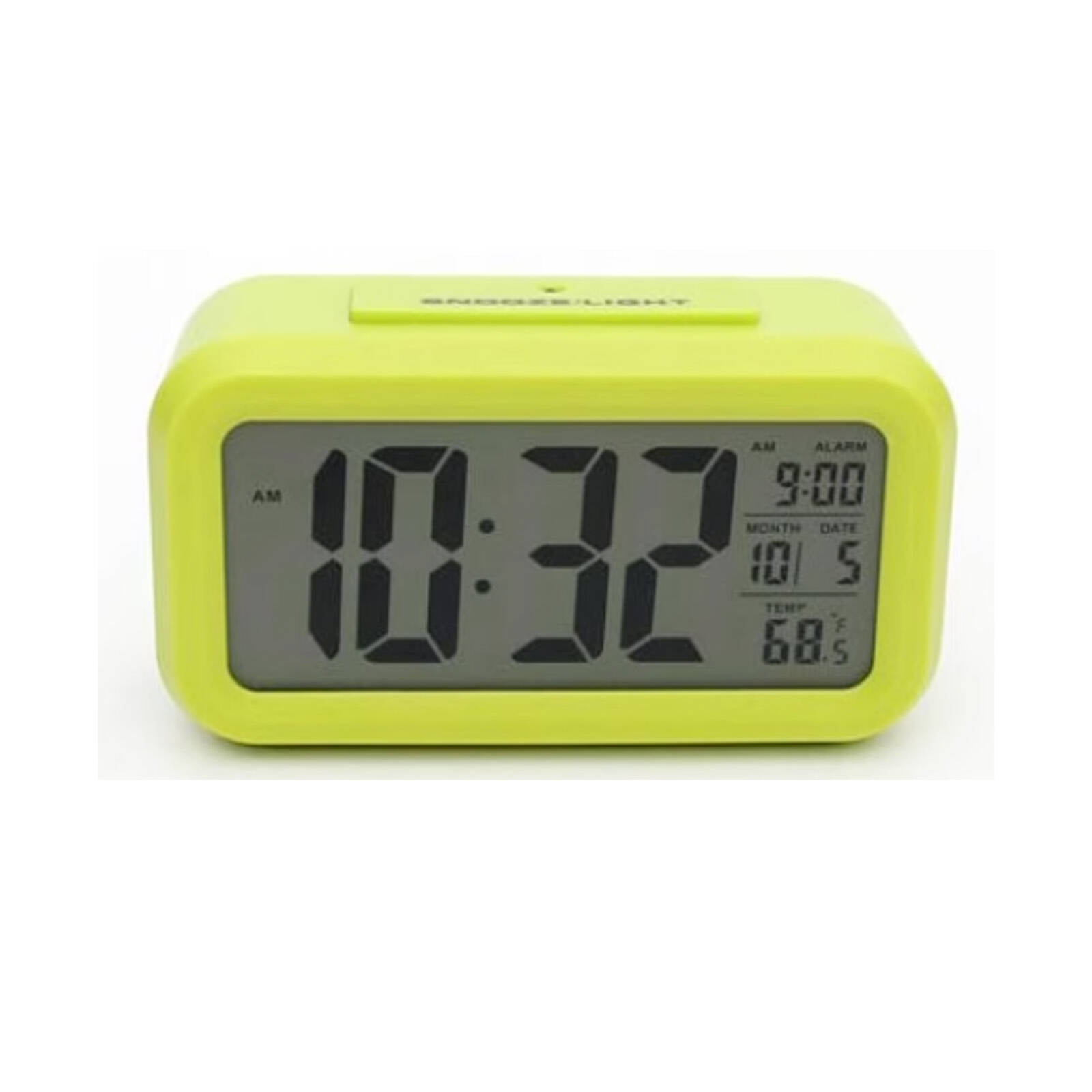 CCOCC Alarm Clock, Low-Radiation Digital Clock with Smart Nightlight ...