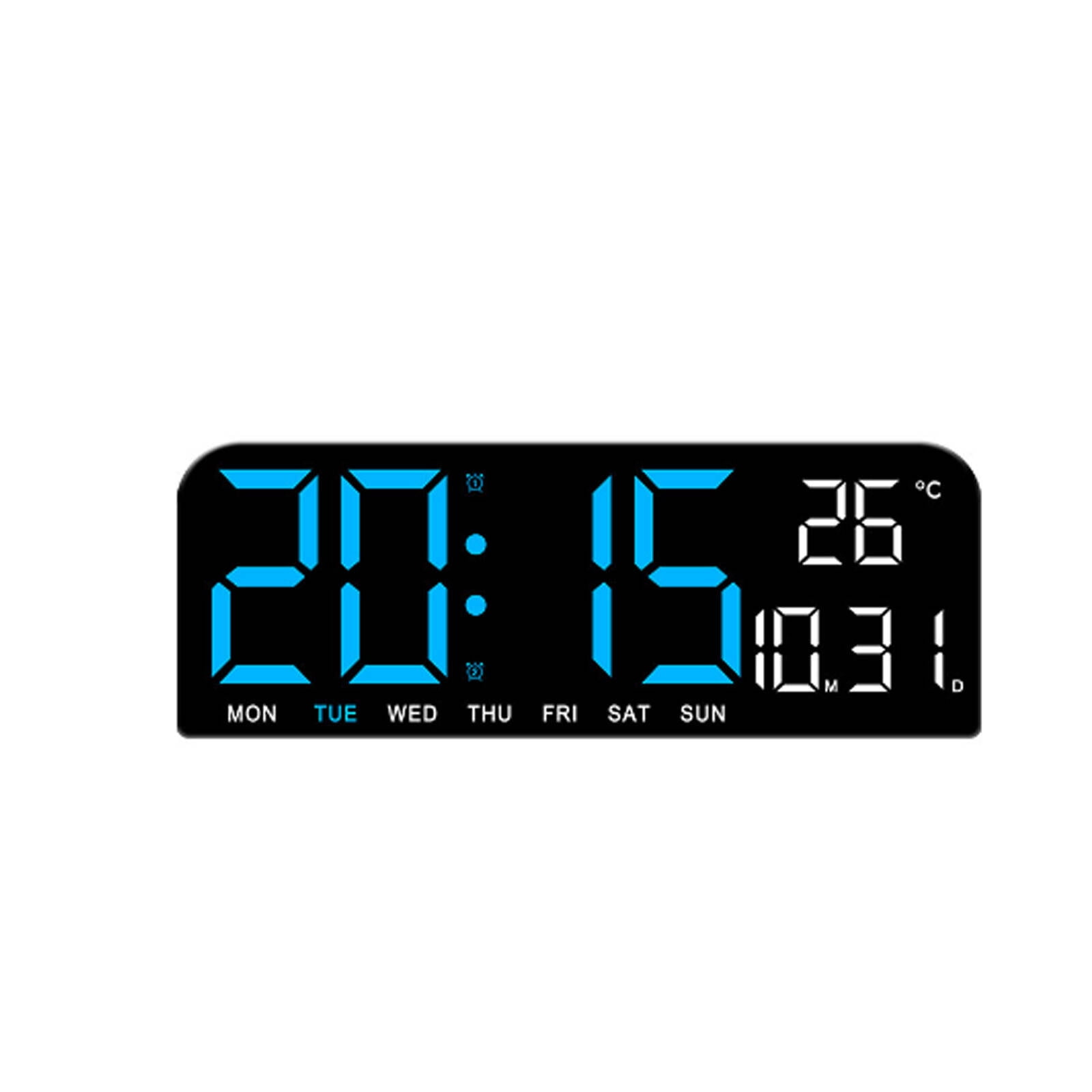CCOCC Alarm Clock,Multifunctional Digital Clock,Adjustable Wall Clock ...