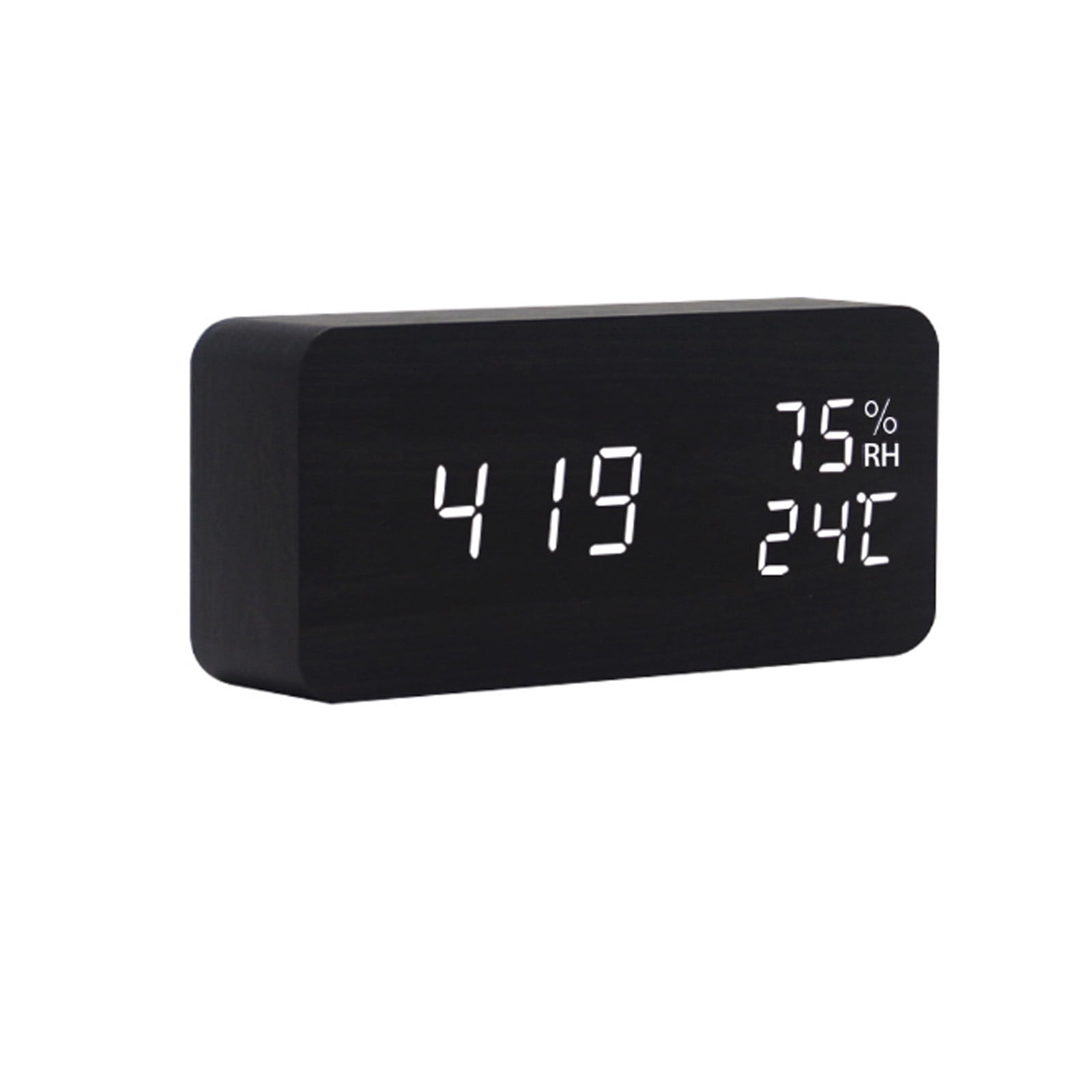 CCOCC Alarm Clock,Silent Digital Clock,Smart Bedside Clock,Easy-Set ...