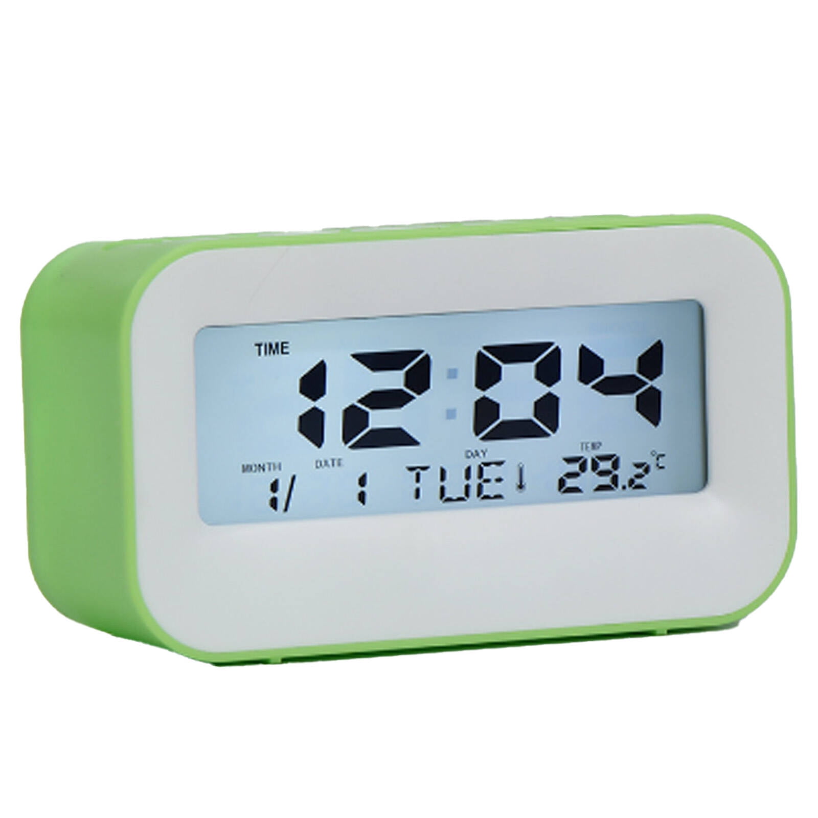 CCOCC Alarm Clock,Silent Digital Clock with Precision Timing,Large Display Bedside Clock with ...