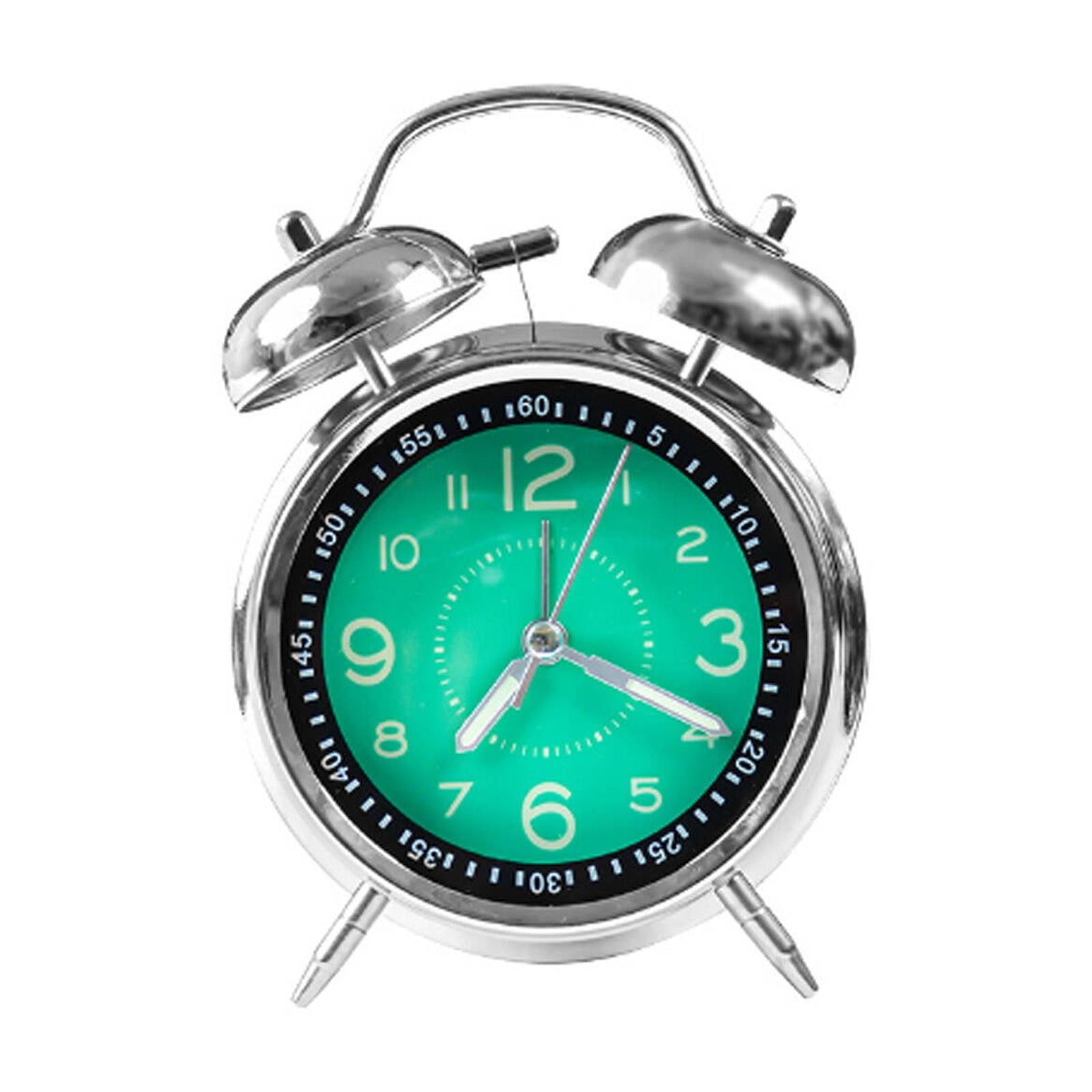 CCOCC Alarm Clock,Silent Table Clock with Nightlight for Bedrooms,Heavy ...