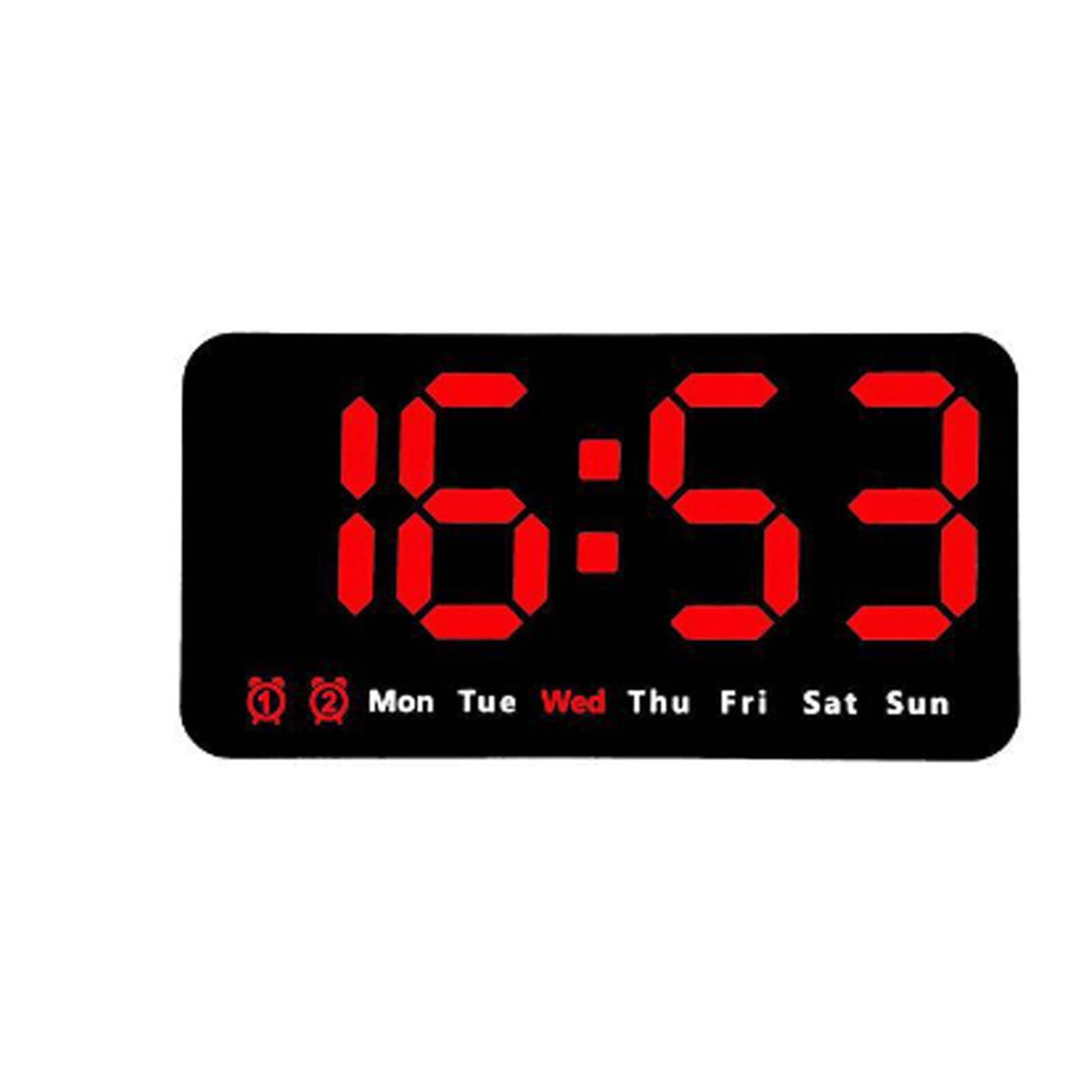 CCOCC Alarm Clock,Sleek All-in-One Digital Clock,Modern Adjustable ...