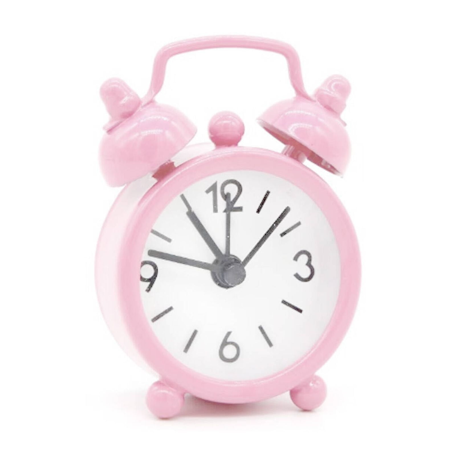CCOCC Alarm Clock,Small Metal Silent Alarm Clock,Portable Table Clock ...