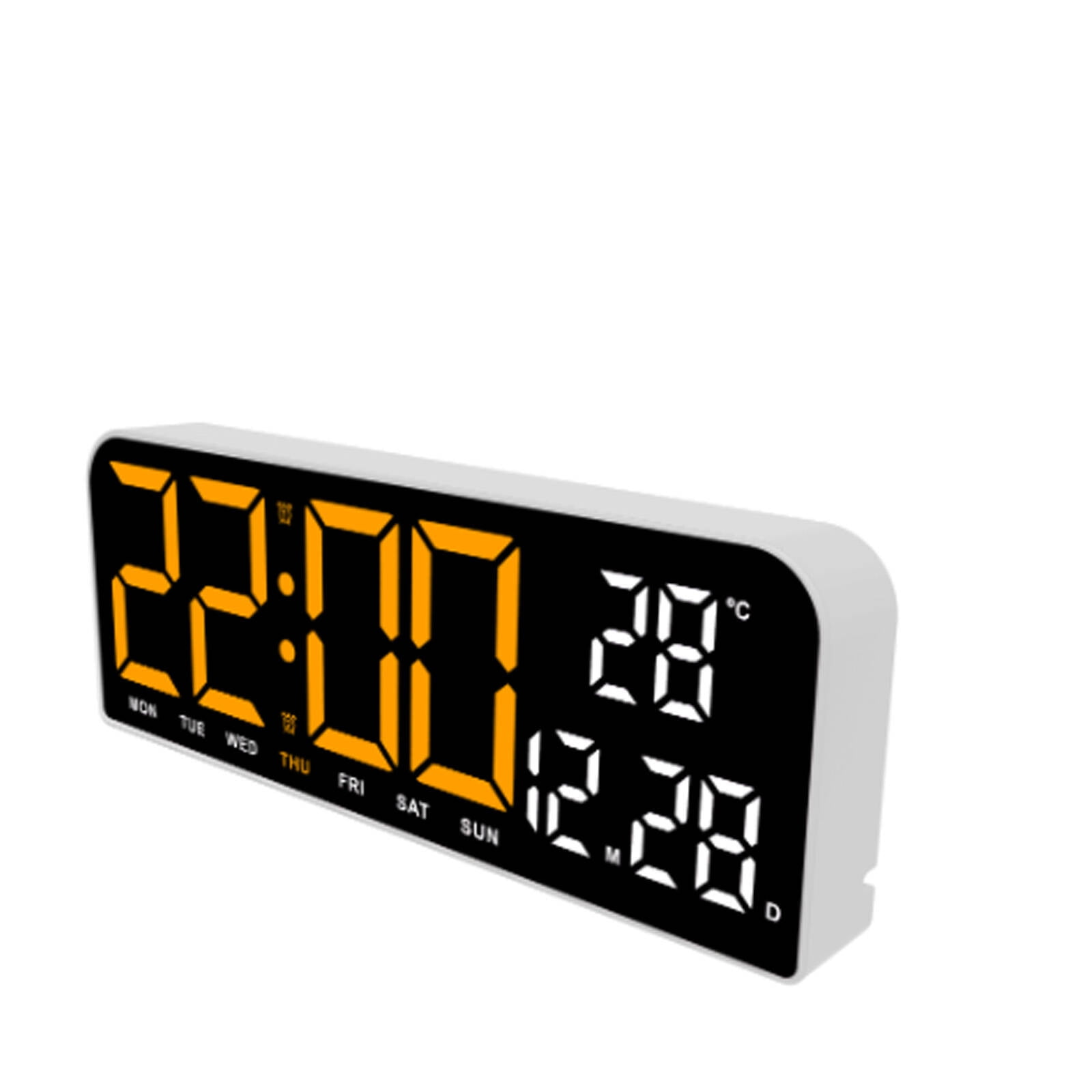 CCOCC Alarm Clock,Smart Digital Clock,Multifunctional Wall Clock with ...