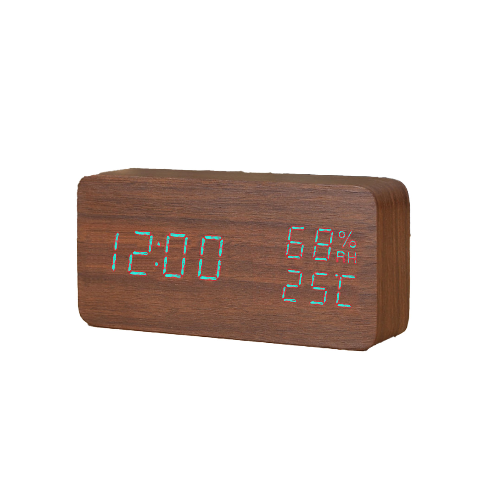 CCOCC Alarm Clock,Sound-Sensitive Digital Clock,Adjustable Bedside ...