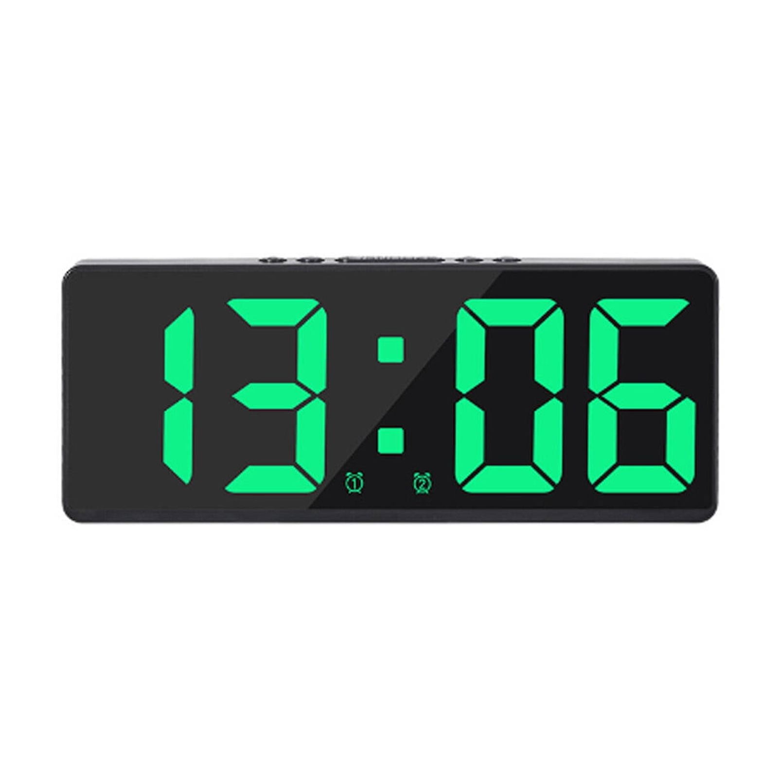 CCOCC Alarm Clock,Versatile Dual Display Digital Clock with Voice ...