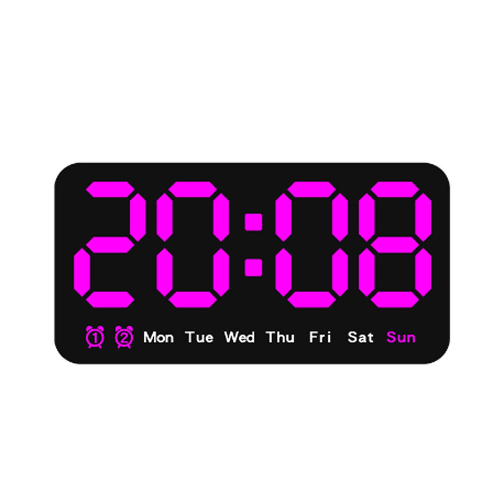 CCOCC Alarm Clock,Visible Digital Clock,Versatile Bedside Clock with ...