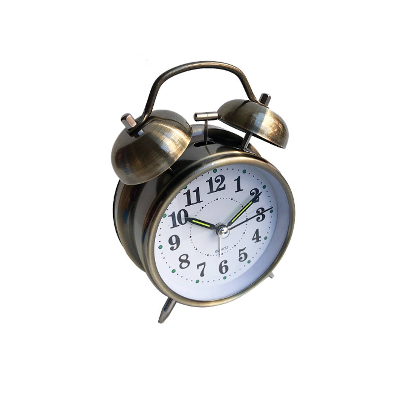 CCOCC Alarm Clock,Whisper-Quiet Sweeping Mechanism Metal Clock for ...