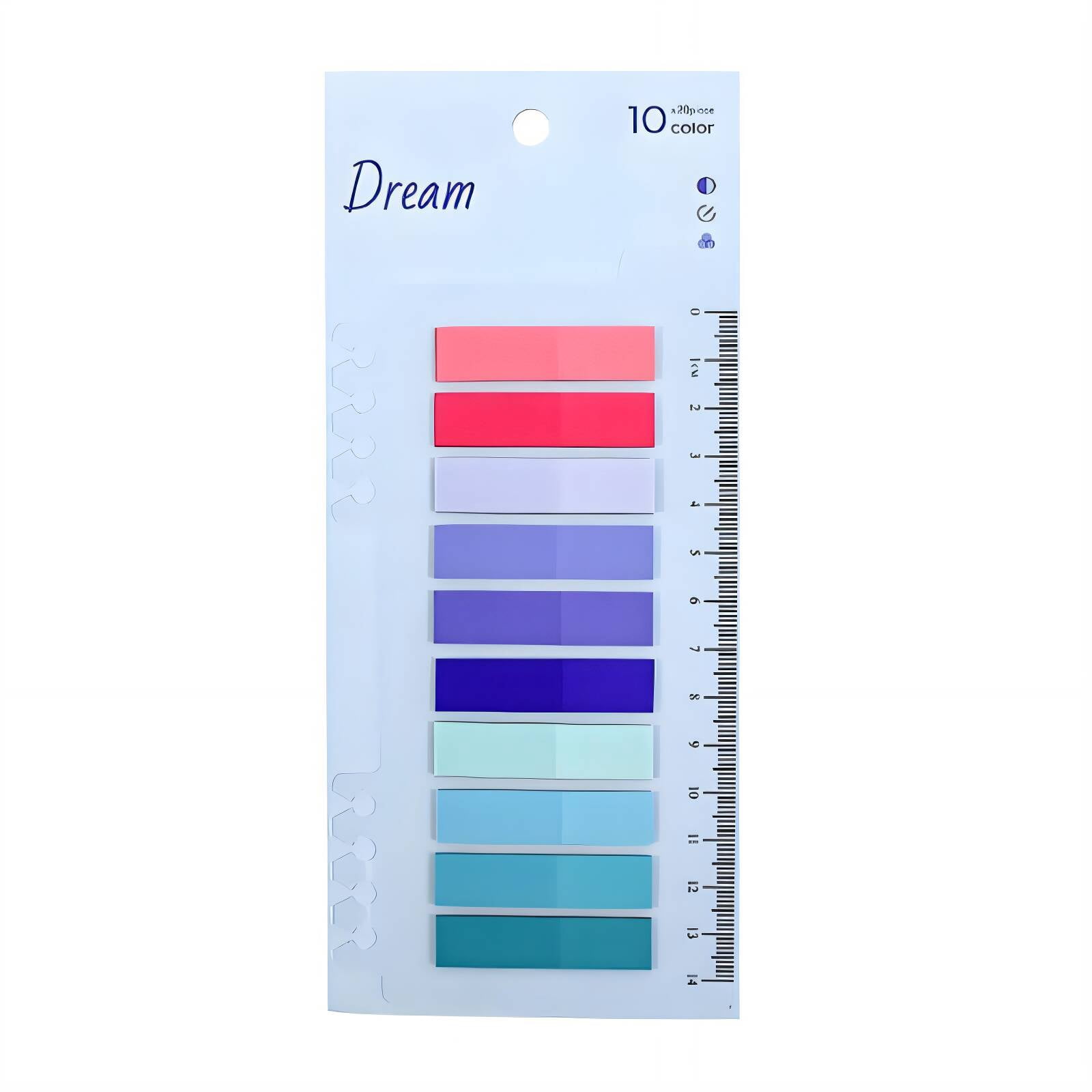 CCOCC Annotation Kit,Memo Stickers Clear Sticky Notes,Tape Ruler ...
