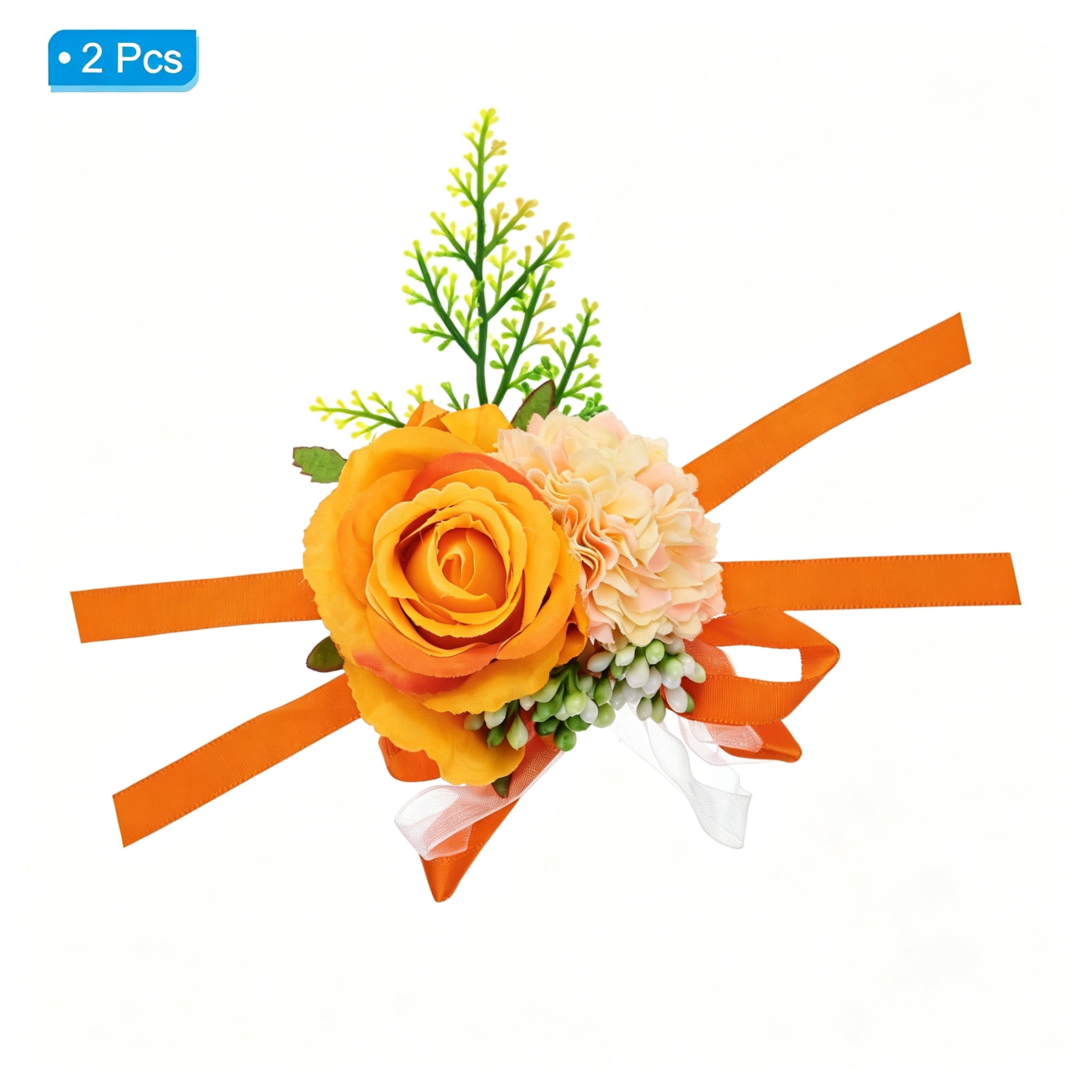 CCOCC Artificial Corsage Wristlet Flower Wrist Corsage Prom Wristlet ...