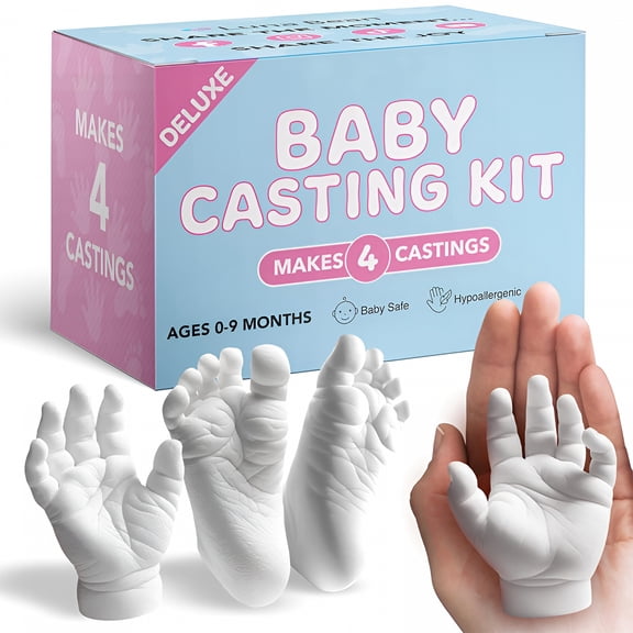 Baby Hand and Foot Casting Kits for Memorable Keepsakes and Gifts