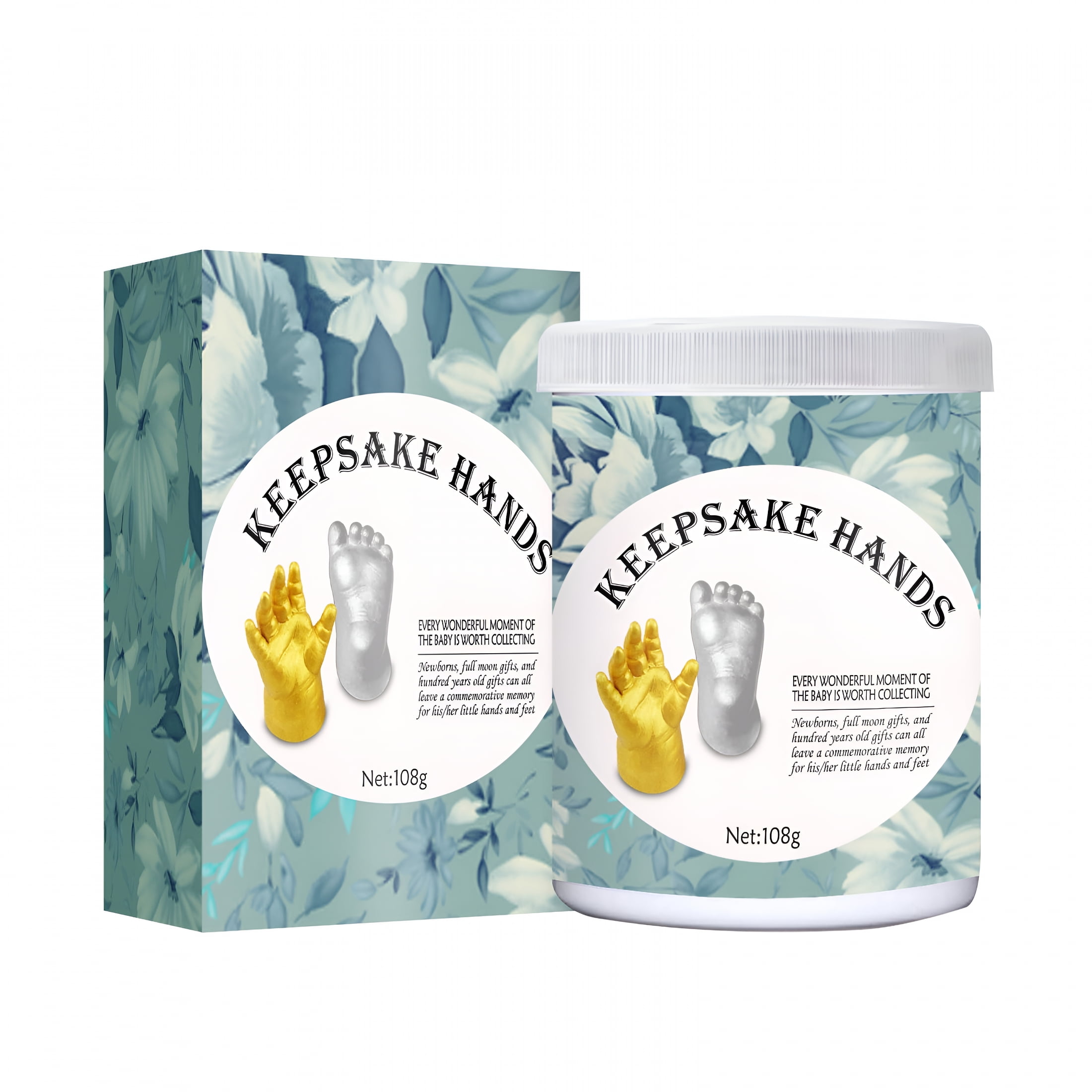 CCOCC Baby Keepsake Hand Casting Kit with Shadow Box Frame - Plaster ...