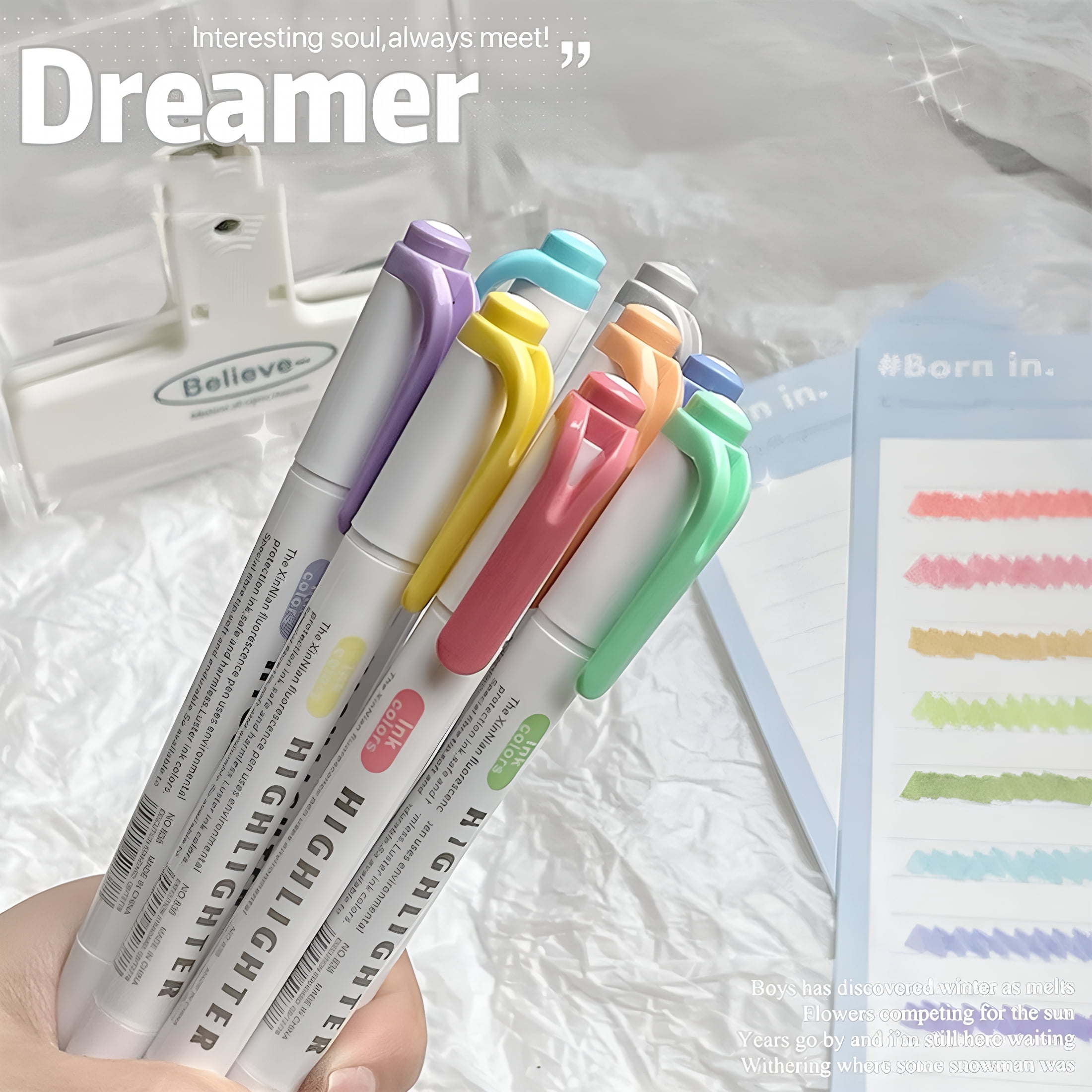 CCOCC Bible Highlighters No Bleed, Bible Pens No Bleed Through, Bible ...