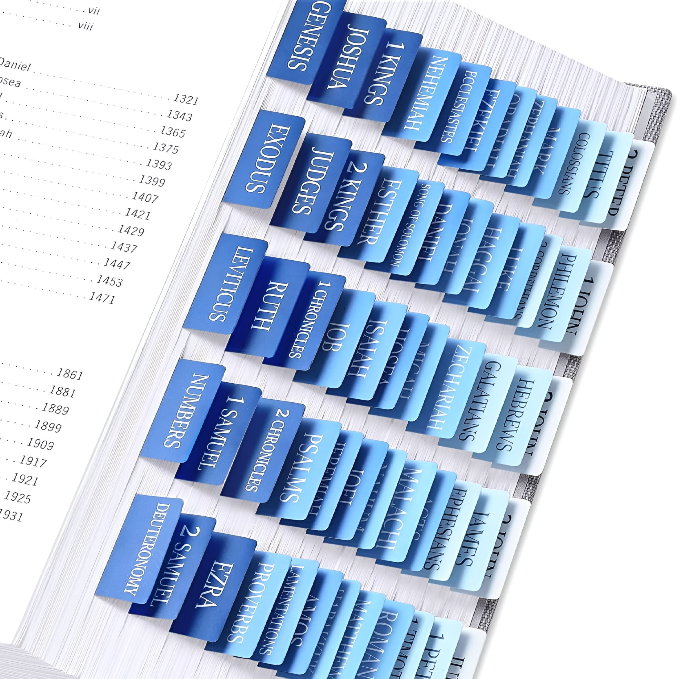 CCOCC Bible Tabs for Women&Men Laminated Bible Tabs for Study Bible ...