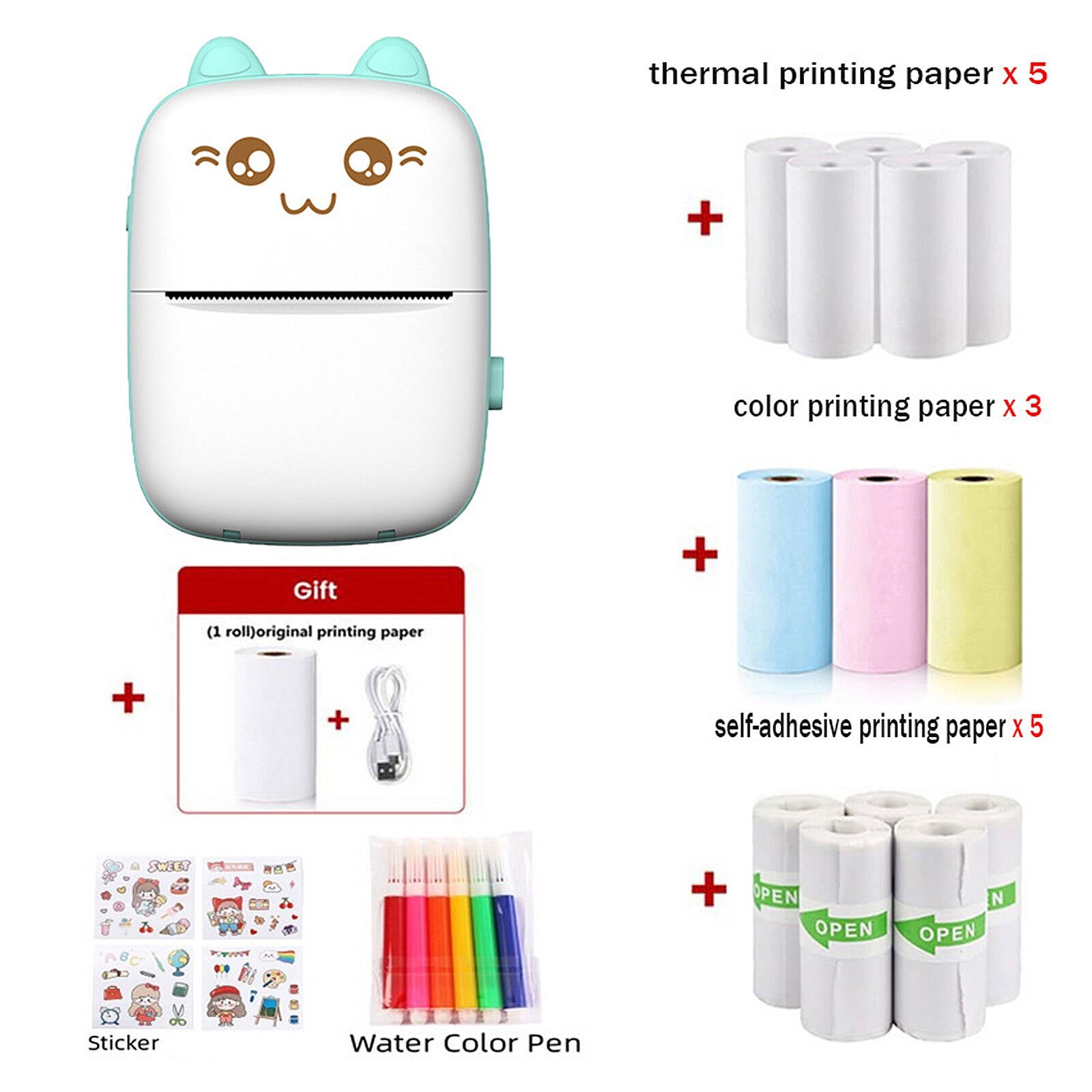 GJX Wired Earbuds,Electroplated Shell Earbuds Wired,Two-Tone Cable Ear ...