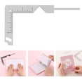 CCOCC Book Cover Guide,5-in-1 Stainless Steel Metal Bookbinding Cover ...