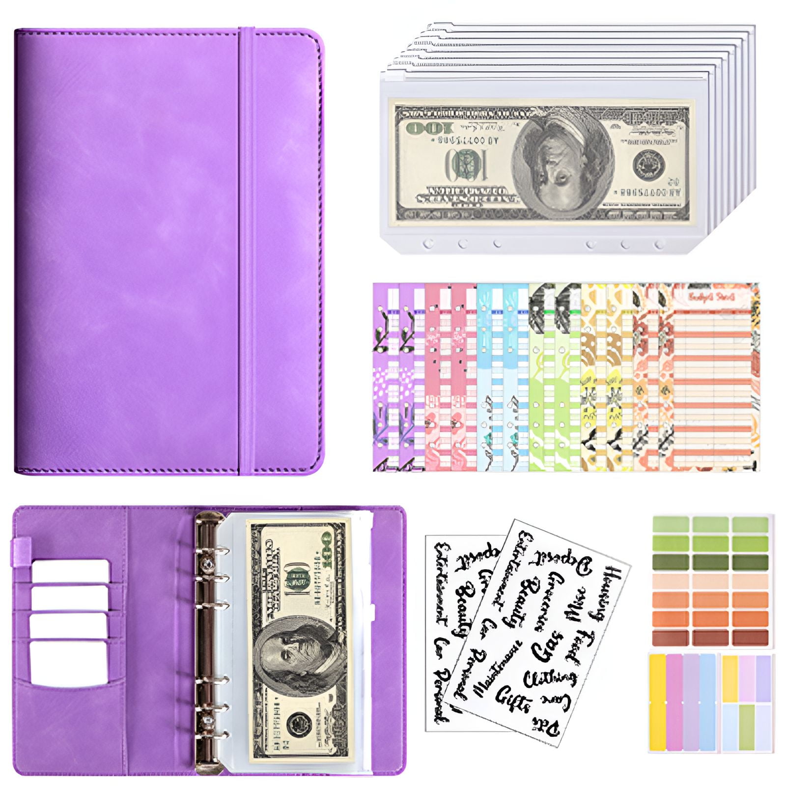 CCOCC Budget Binder,Cushioned Contact and Rugged Build 100 Envelopes ...