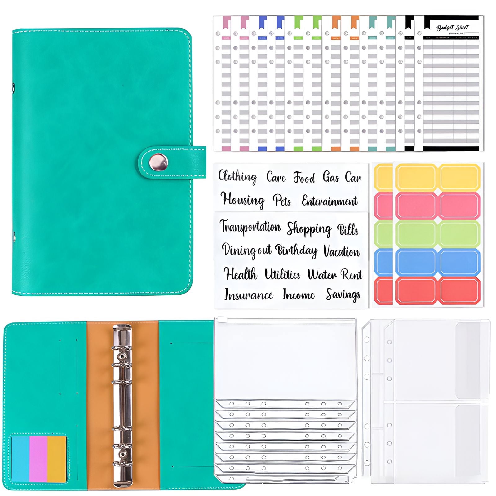 CCOCC Budget Binder,Luxury Feel and Pure Design Language Budget Binder ...