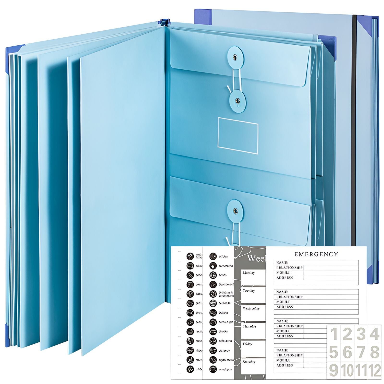 CCOCC Budget Binder,Preparedness-Focused Accessory Set 100 Envelopes ...