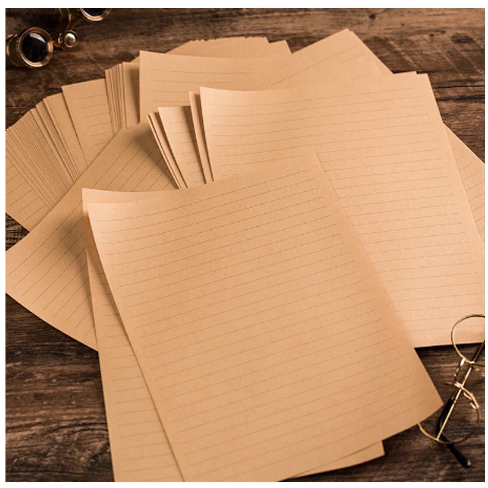 CCOCC Butcher Paper,Unique A5 Vintage Lined Kraft Letter Paper,Soft ...