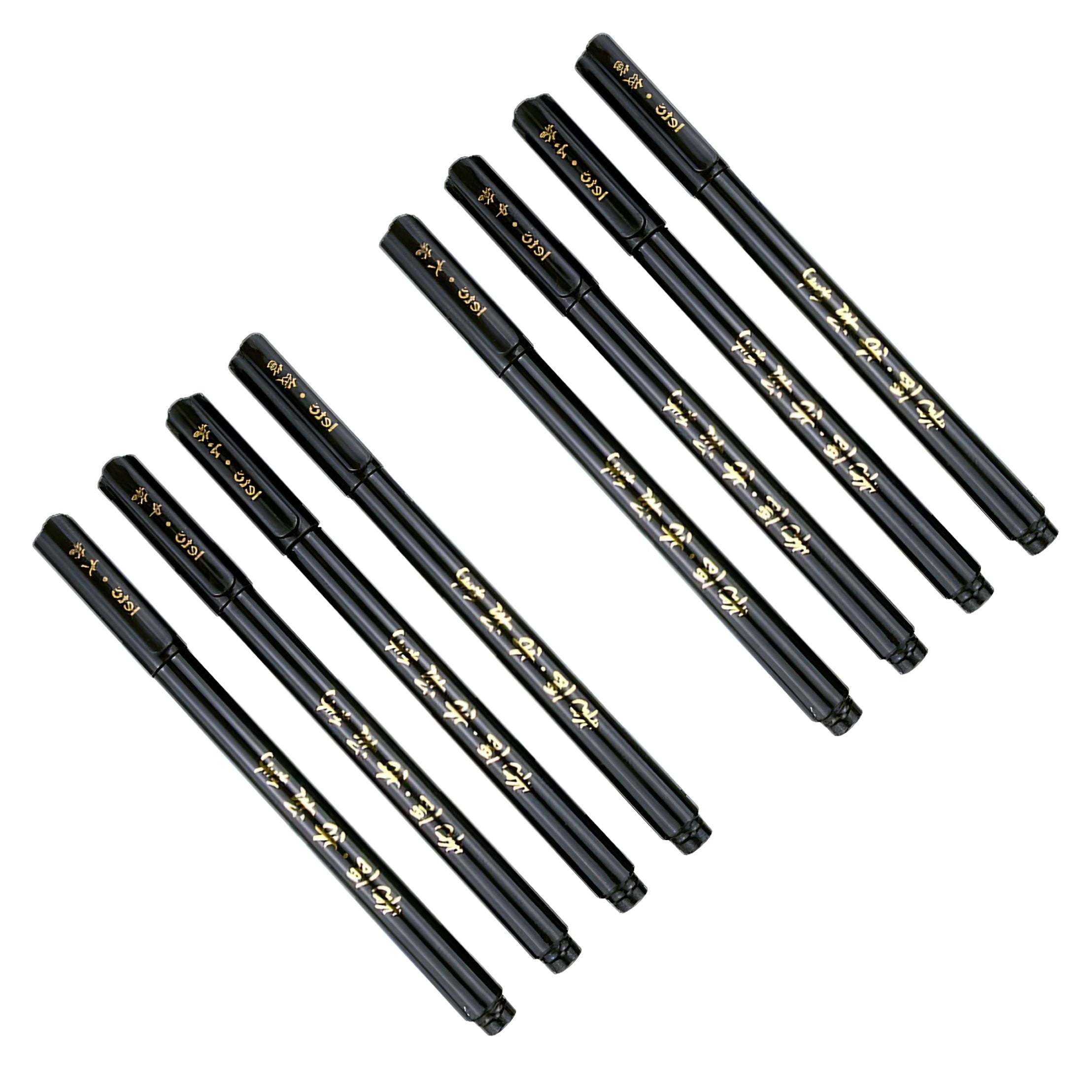 CCOCC Calligraphy Pens,8Pcs Calligraphy Four Sizes for Lettering,Brush ...