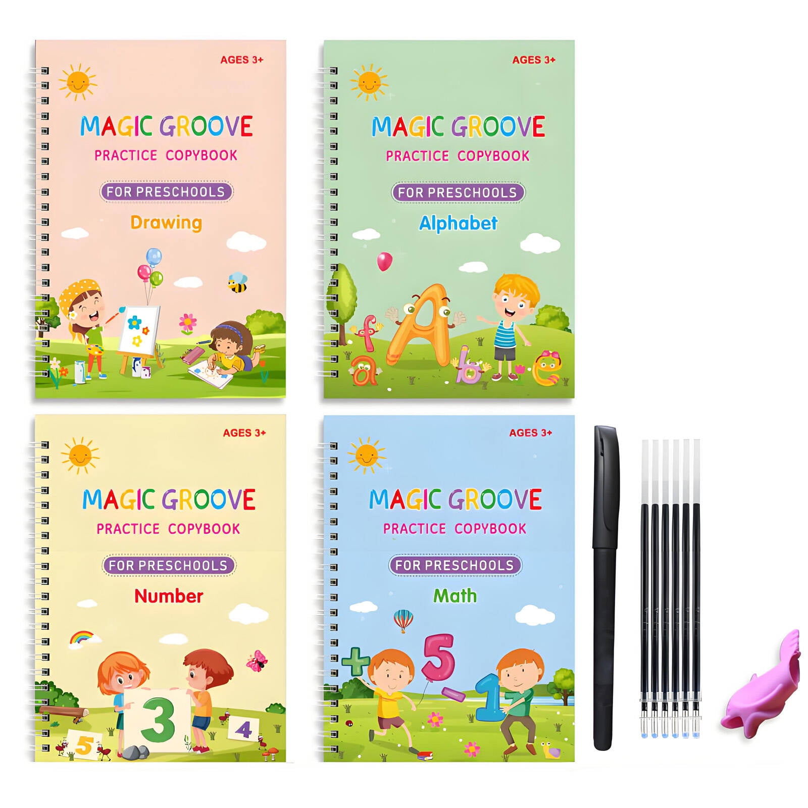 CCOCC Calligraphy Practice Book,White-Cardstock Calligraphy,Grooved ...