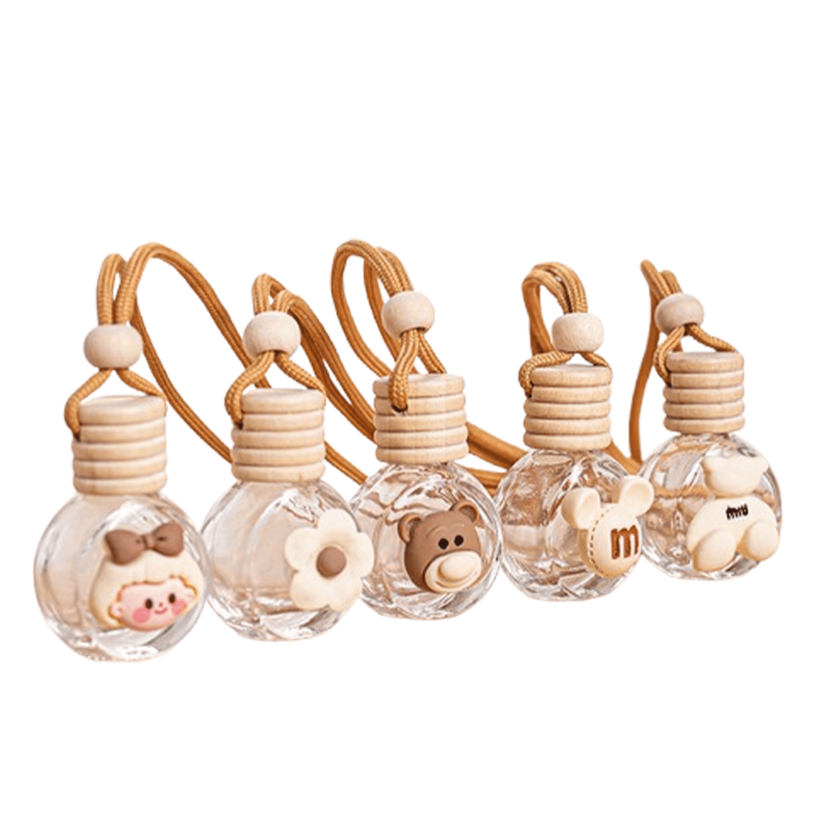 CCOCC Car Decor,Cartoon Bear Design Cute Car Accessories,Versatile Use ...