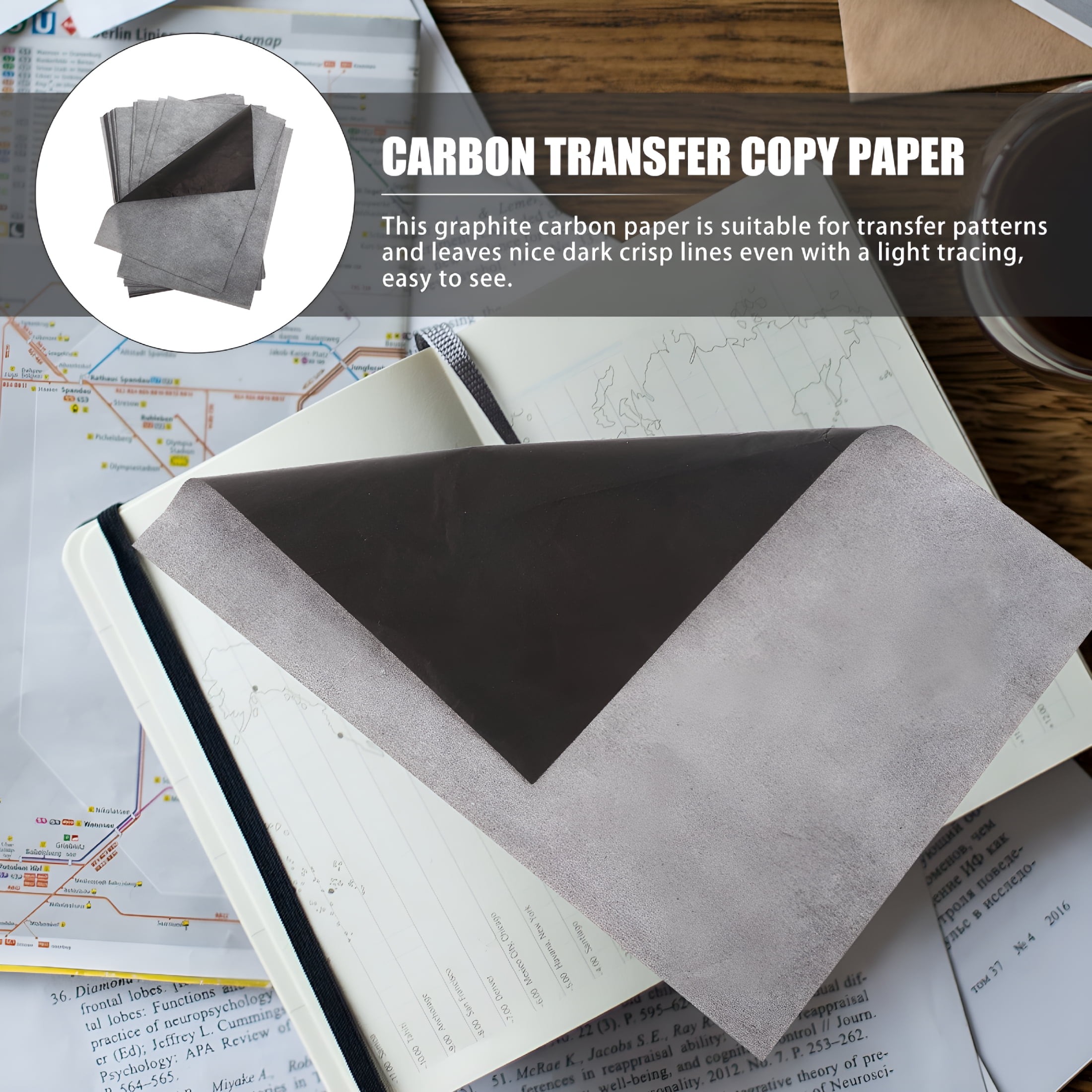 CCOCC Carbon Paper Single-Sided Drawing Graphite Carbon Transfer ...